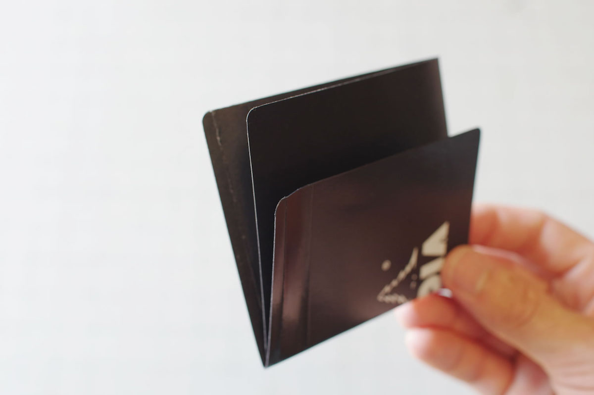 Upcycled Paper Slim Wallet (Solid Design Without Adhesive or Stitching ...