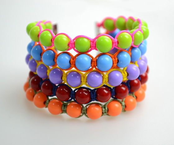 DIY Wide Beaded Bangle : 4 Steps - Instructables