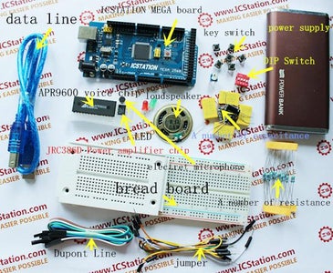 APR9600 Voice Recording and Playback System With JRC286D Chip ICStation Mega 2560 Compatible ...