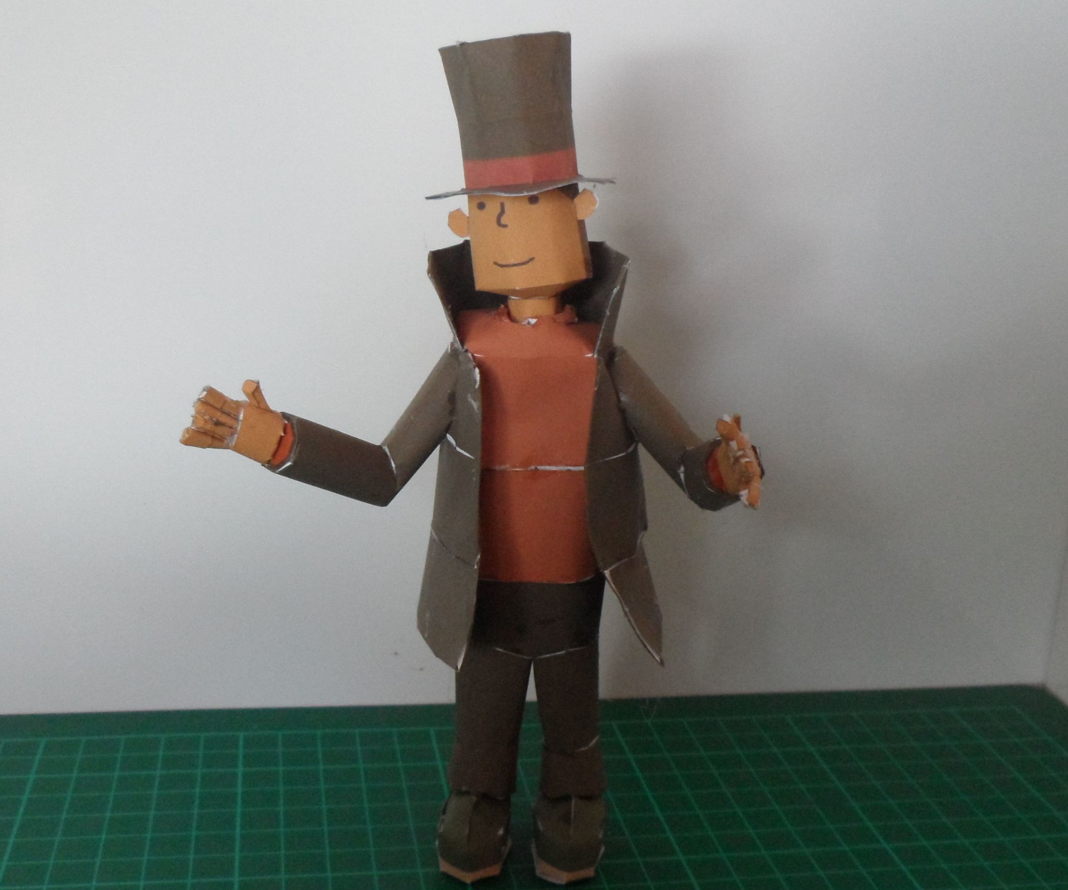 Professeur Layton Papercraft - Instructables