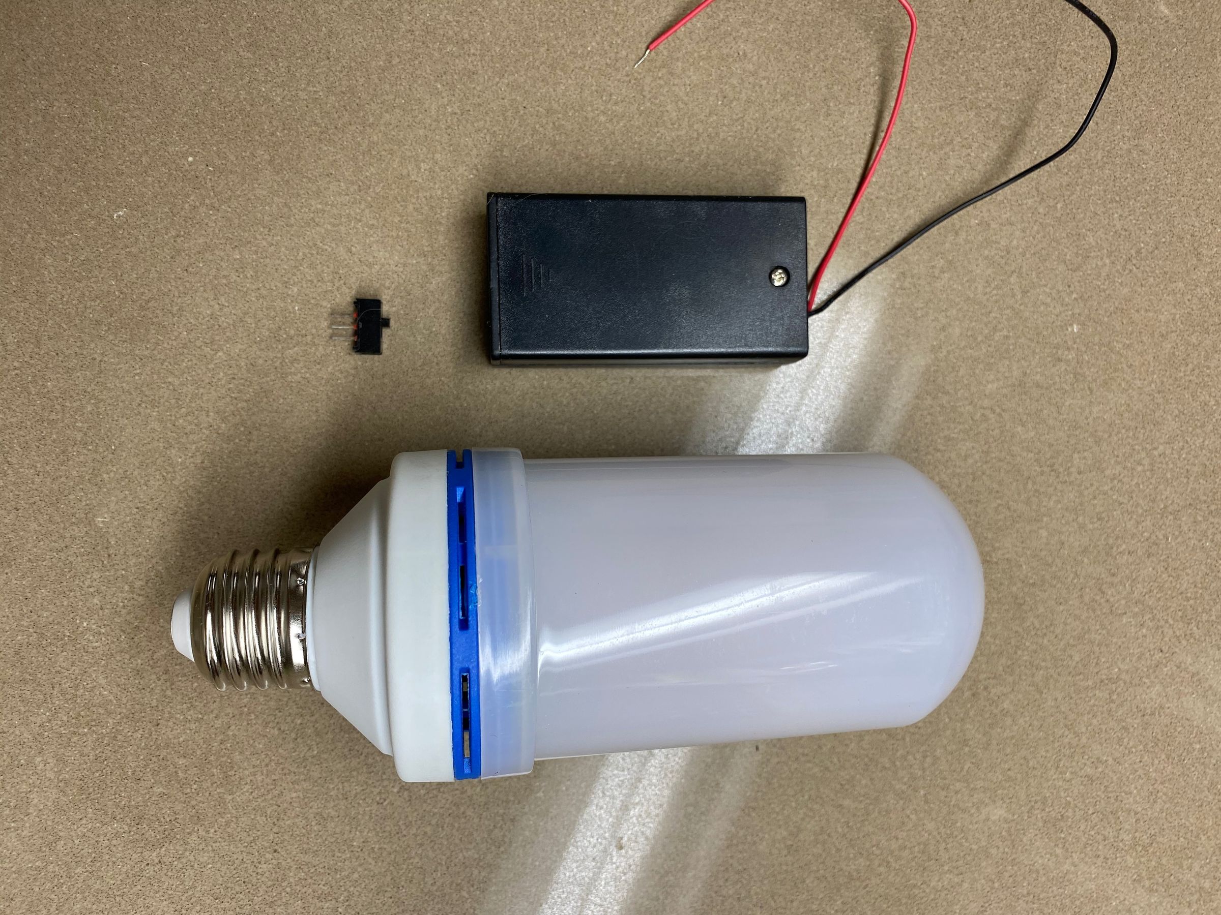 Super Simple Battery Powered Flame Light : 6 Steps (with Pictures ...