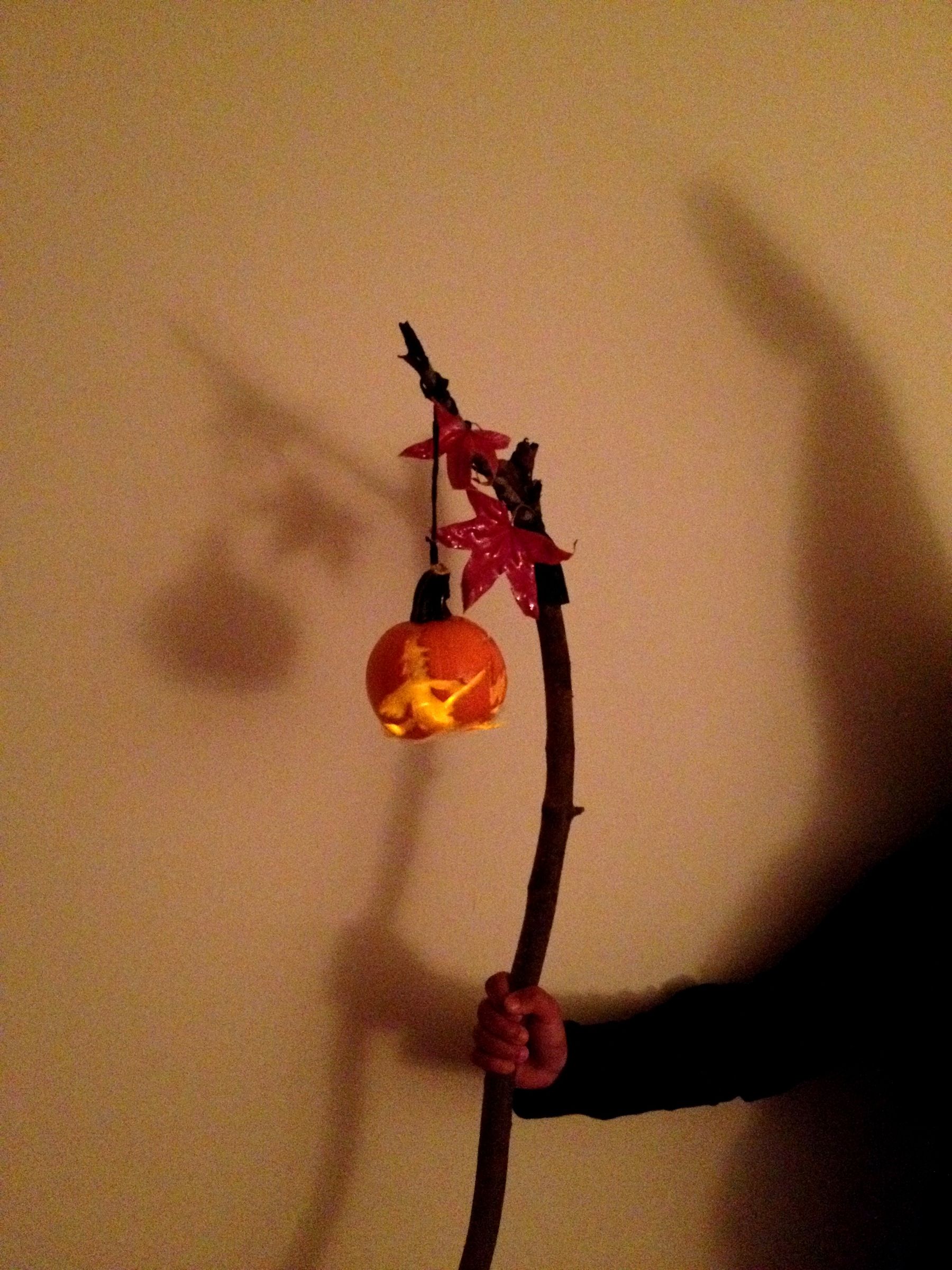 Wicked Witch Pumpkin Lantern Staff : 4 Steps (with Pictures ...