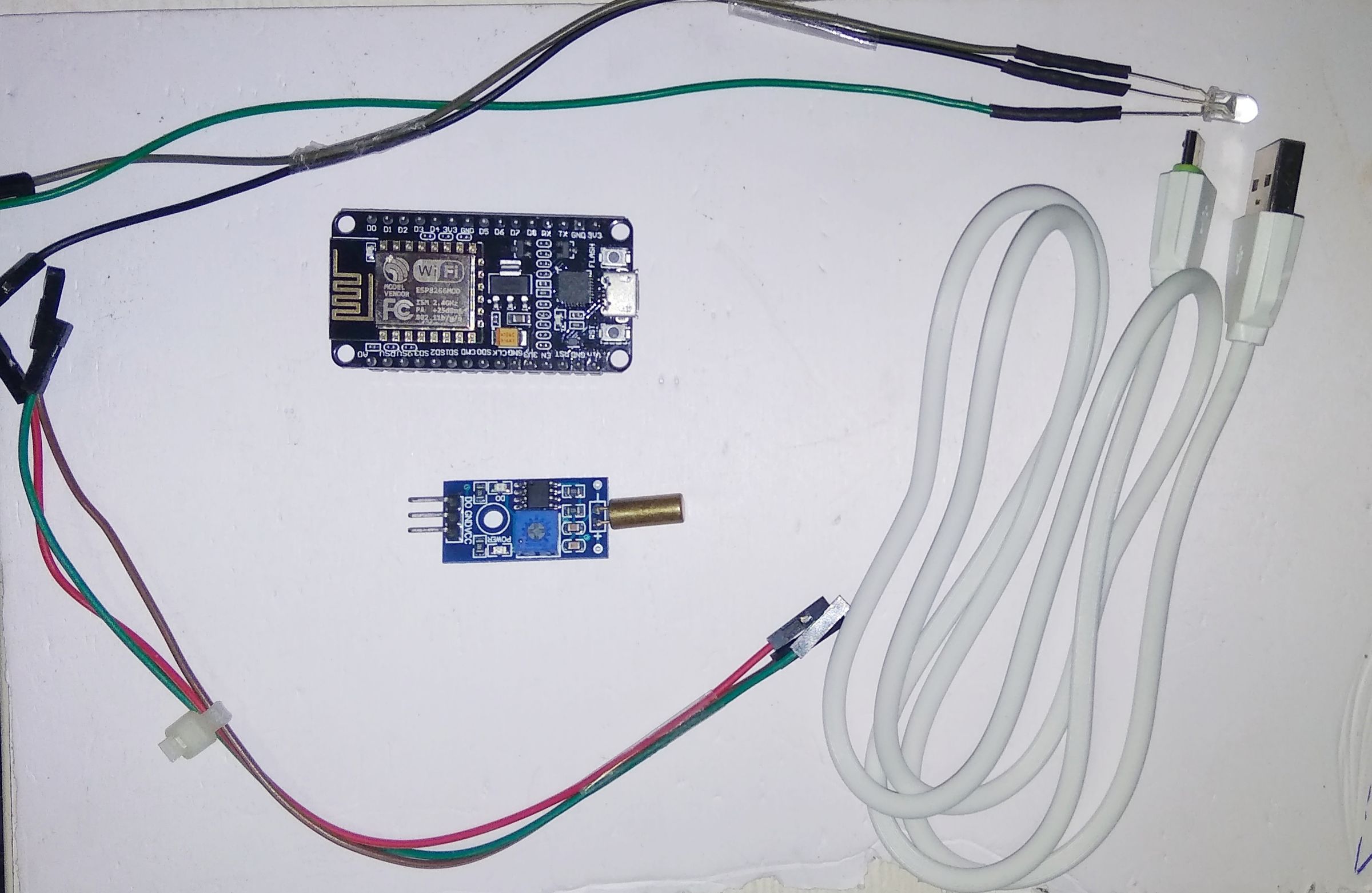 Uploading Vibrational Sensor Value to IOT ThingSpeak Using NodeMCU : 4 ...