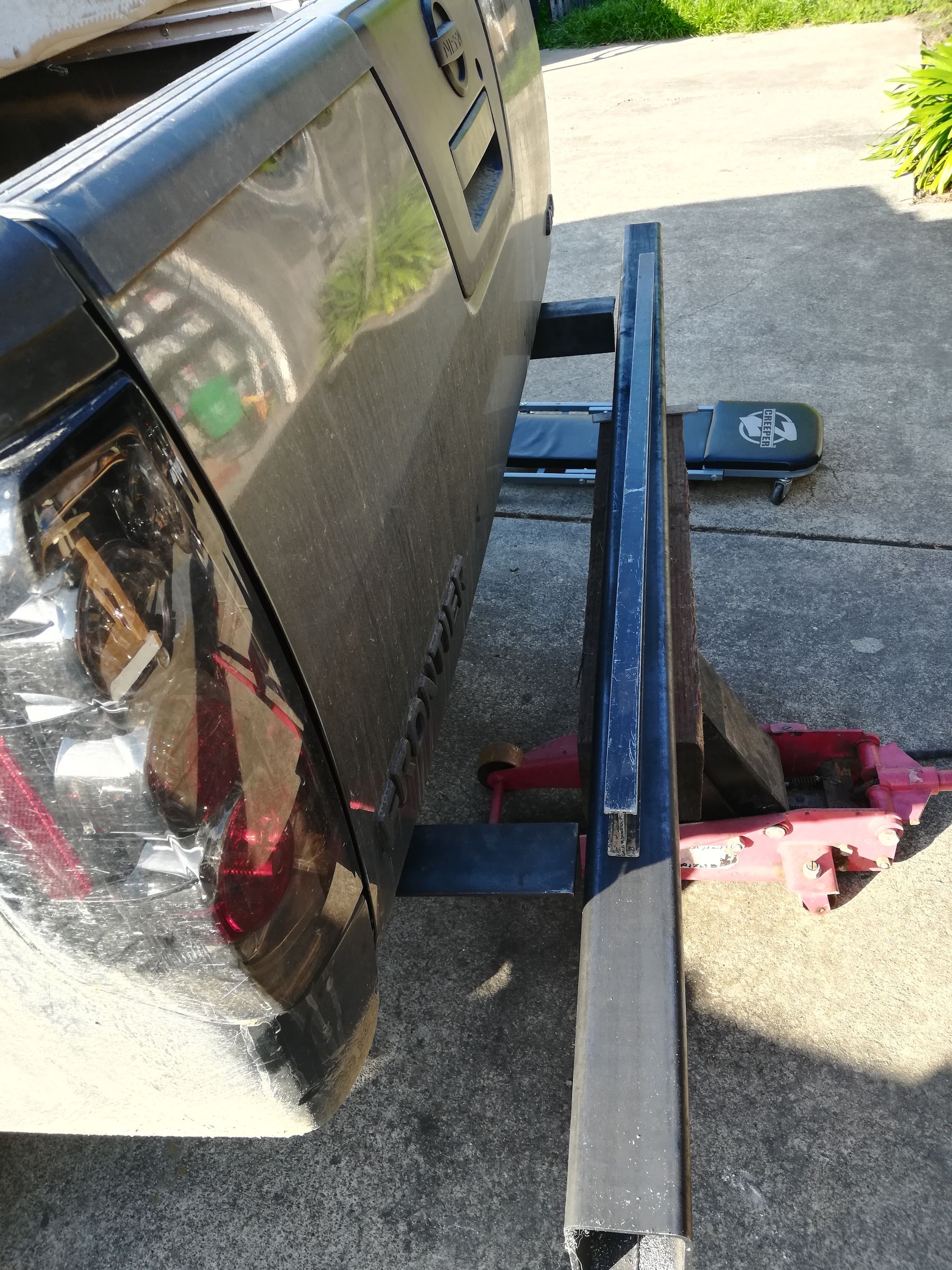 Custom Off Road Rear Bumper With Hitch : 6 Steps (with Pictures ...