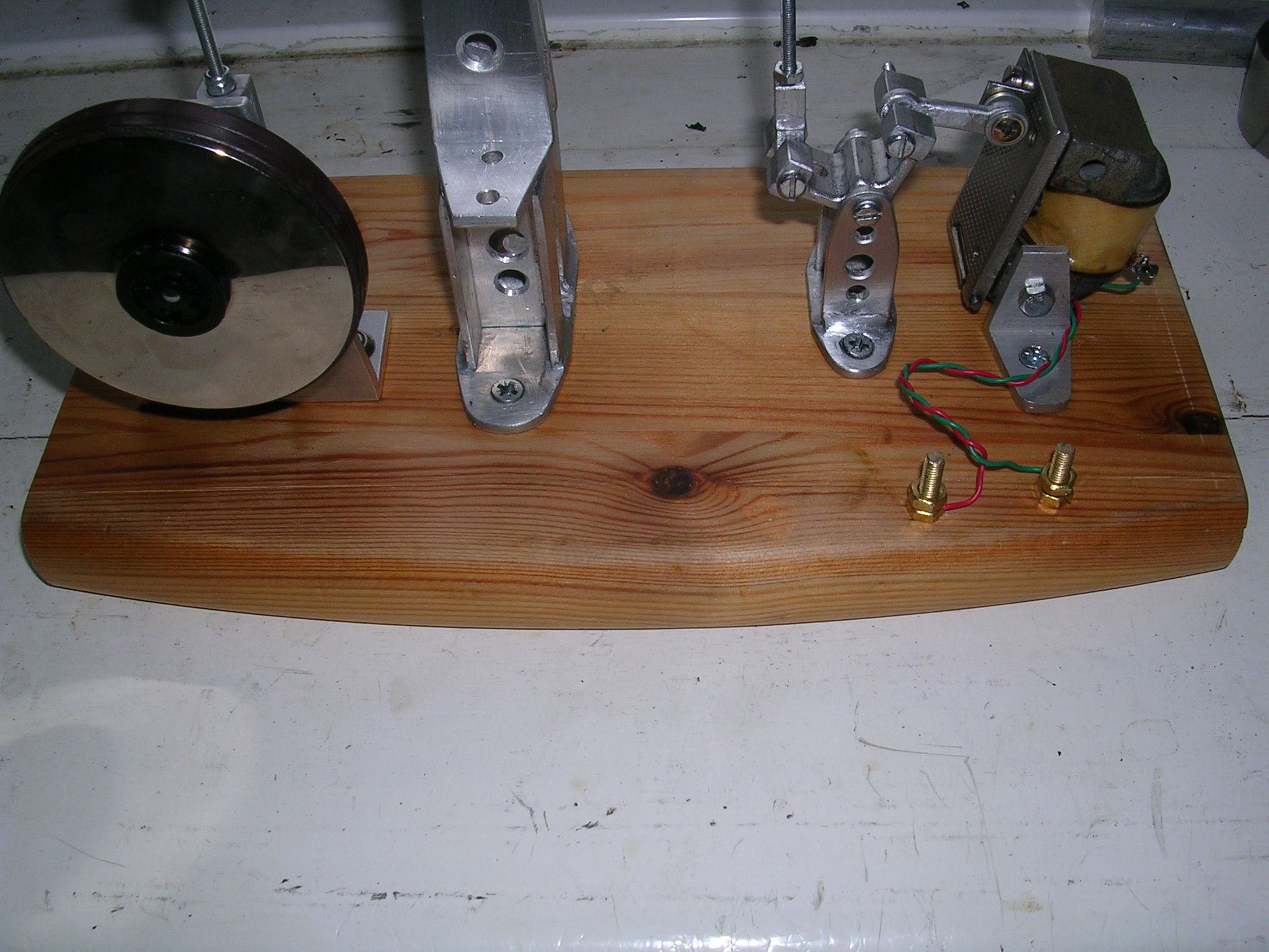 12V Solenoid Beam Engine, Built From Aluminium Scraps and Scavanged ...