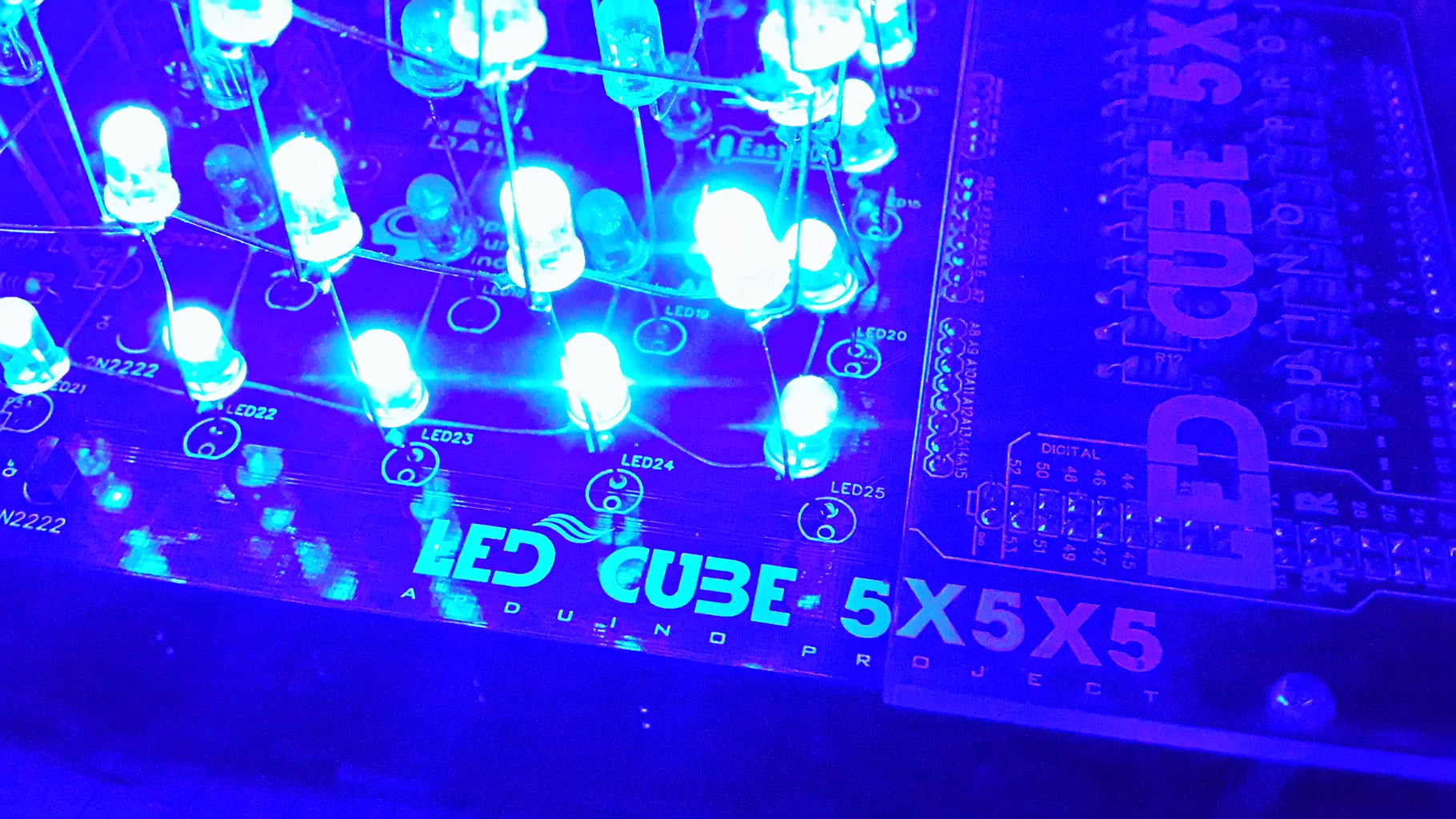 Arduino Led Cube 5x5x5 7 Steps With Pictures Instructables