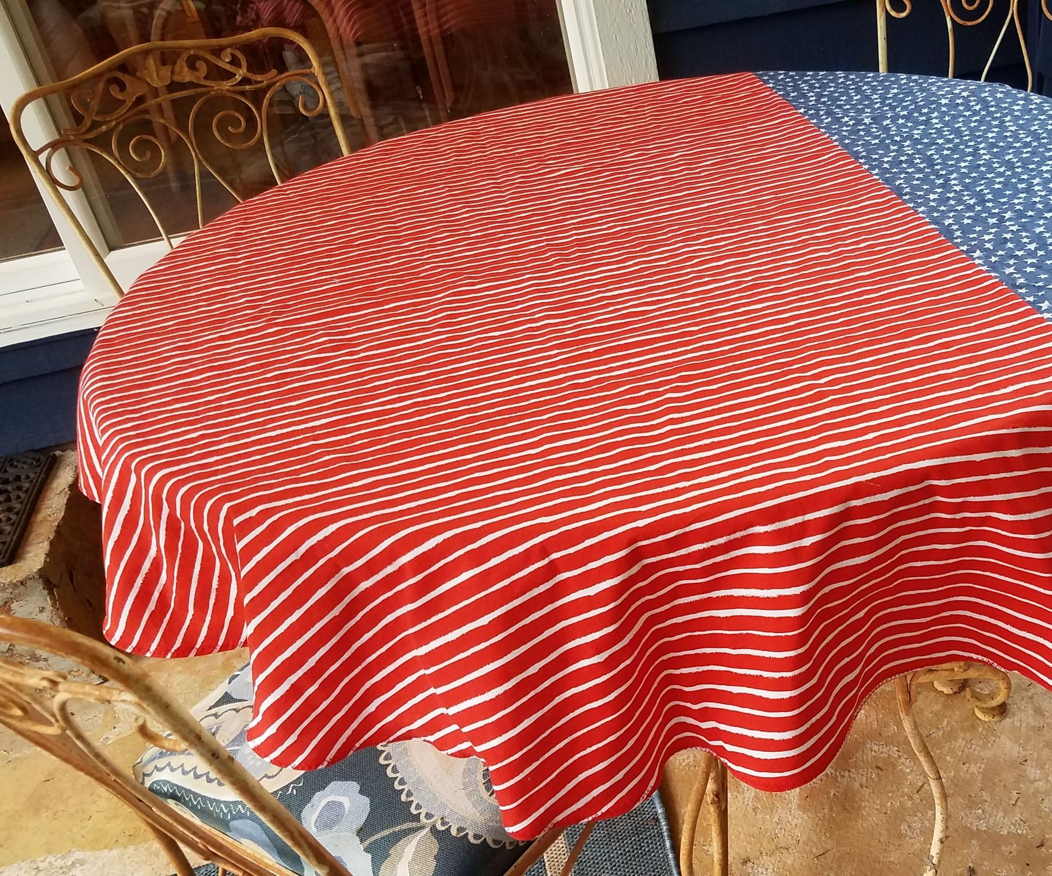 Patriotic Tablecloth for a Round Table : 4 Steps (with Pictures ...