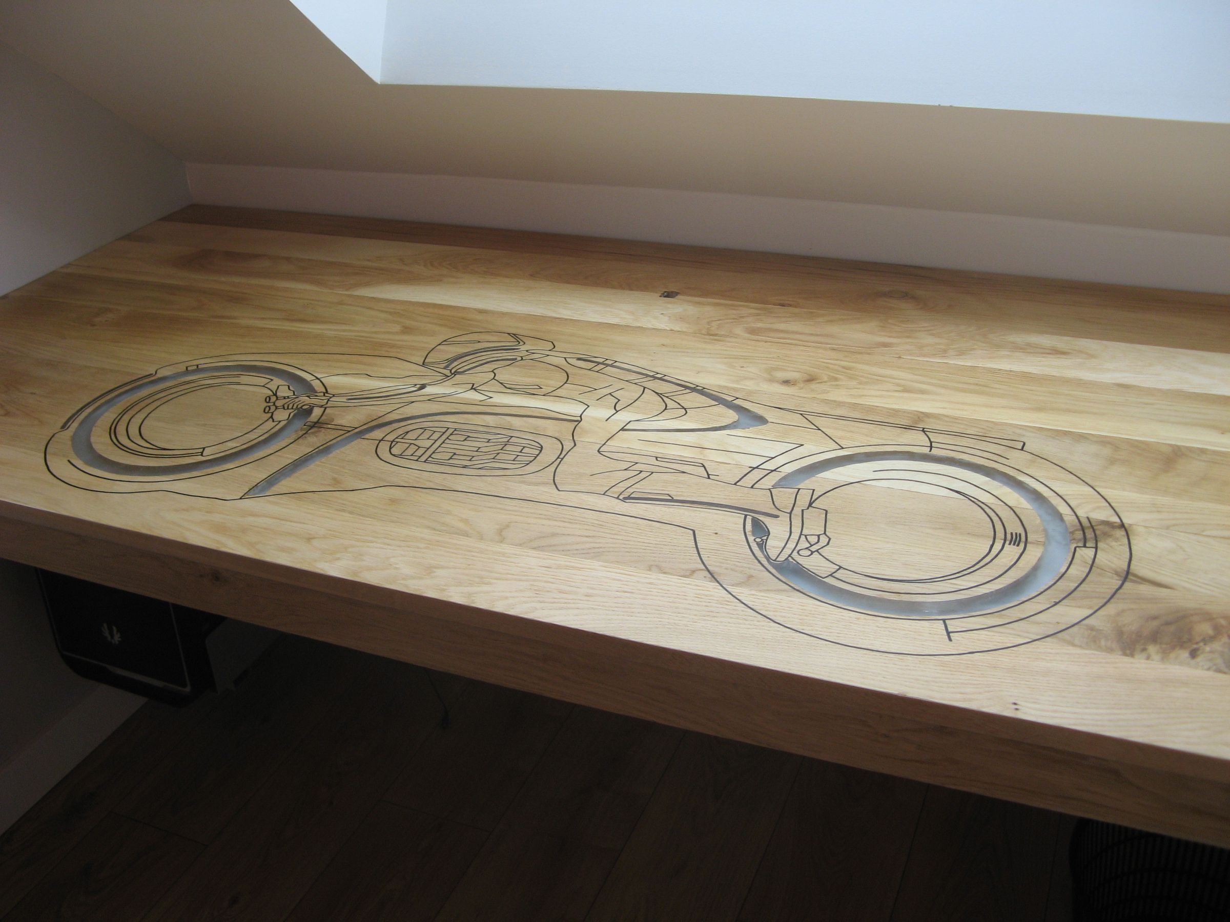 Make a Led Tron Desk and Led Tron Clock : 15 Steps (with Pictures ...