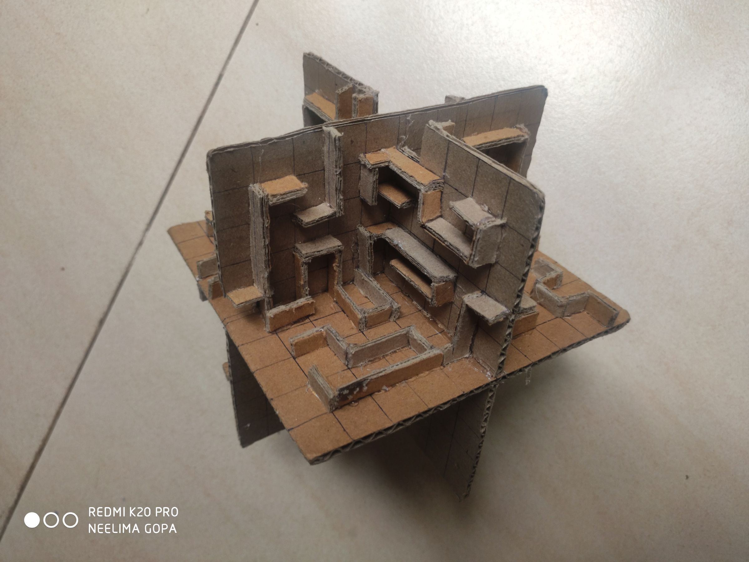 3D Cardboard Labyrinth Maze : 19 Steps (with Pictures) - Instructables