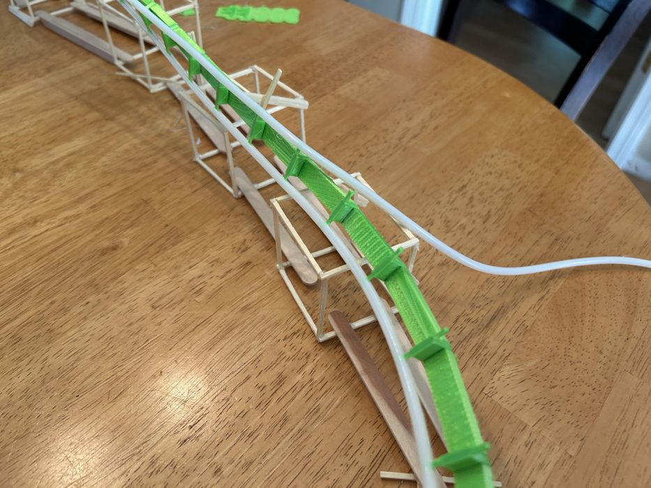 Roller Coaster Track and Structure Model : 9 Steps (with Pictures ...
