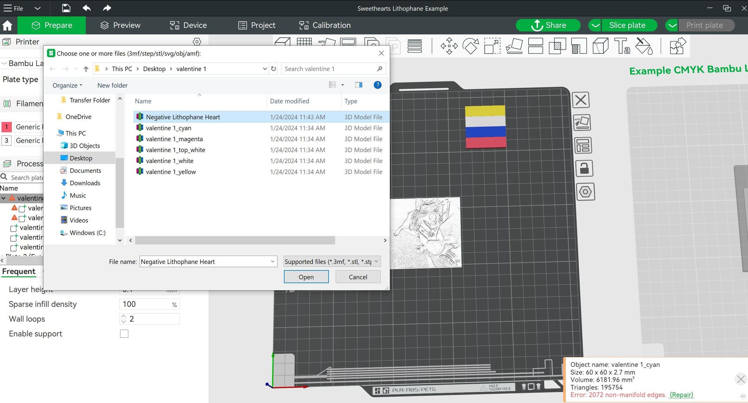 Sweethearts Candy Lightbox W/ Color Lithophane : 5 Steps (with Pictures ...