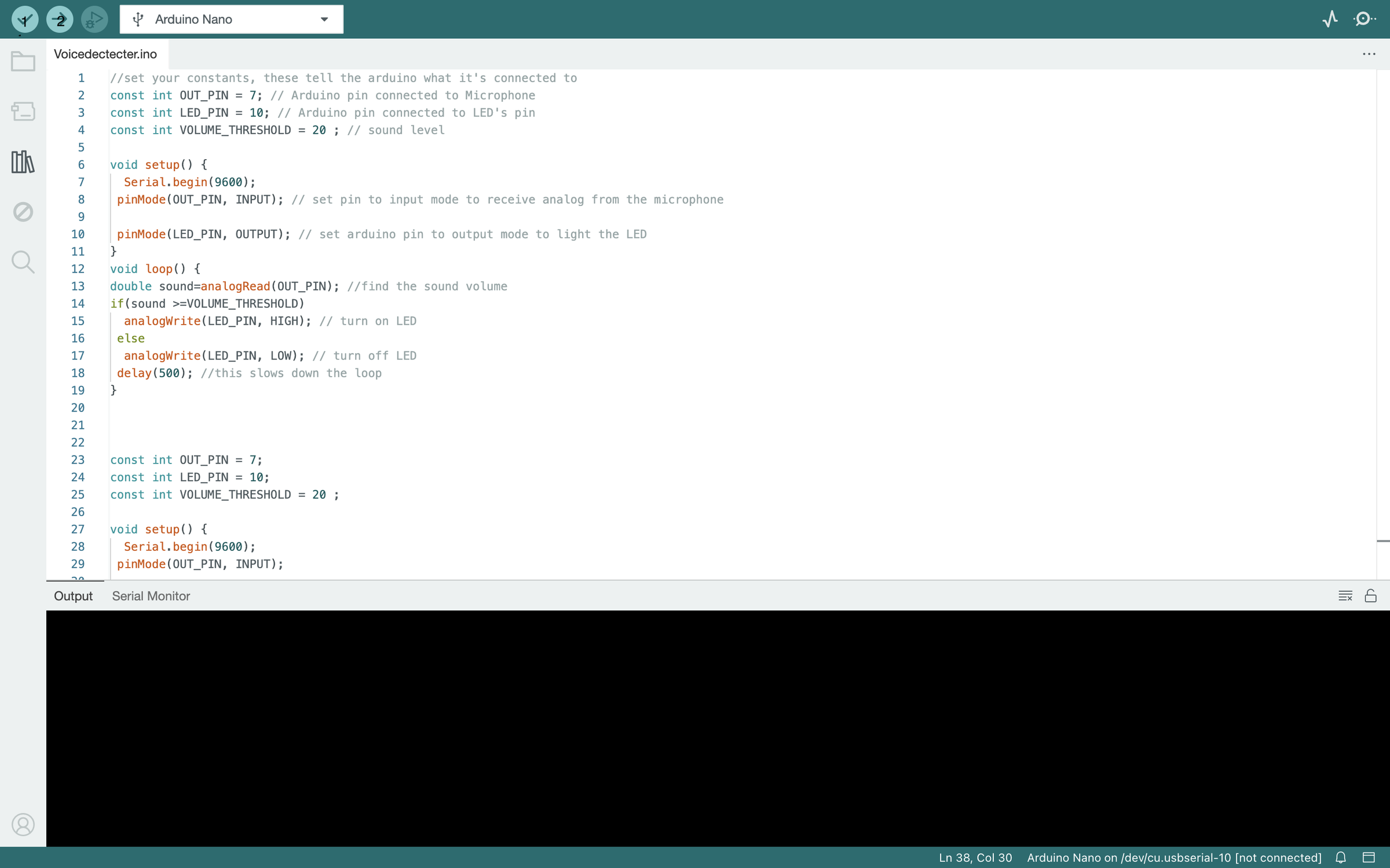 Voice Detector Circuit With Arduino Nano : 5 Steps - Instructables