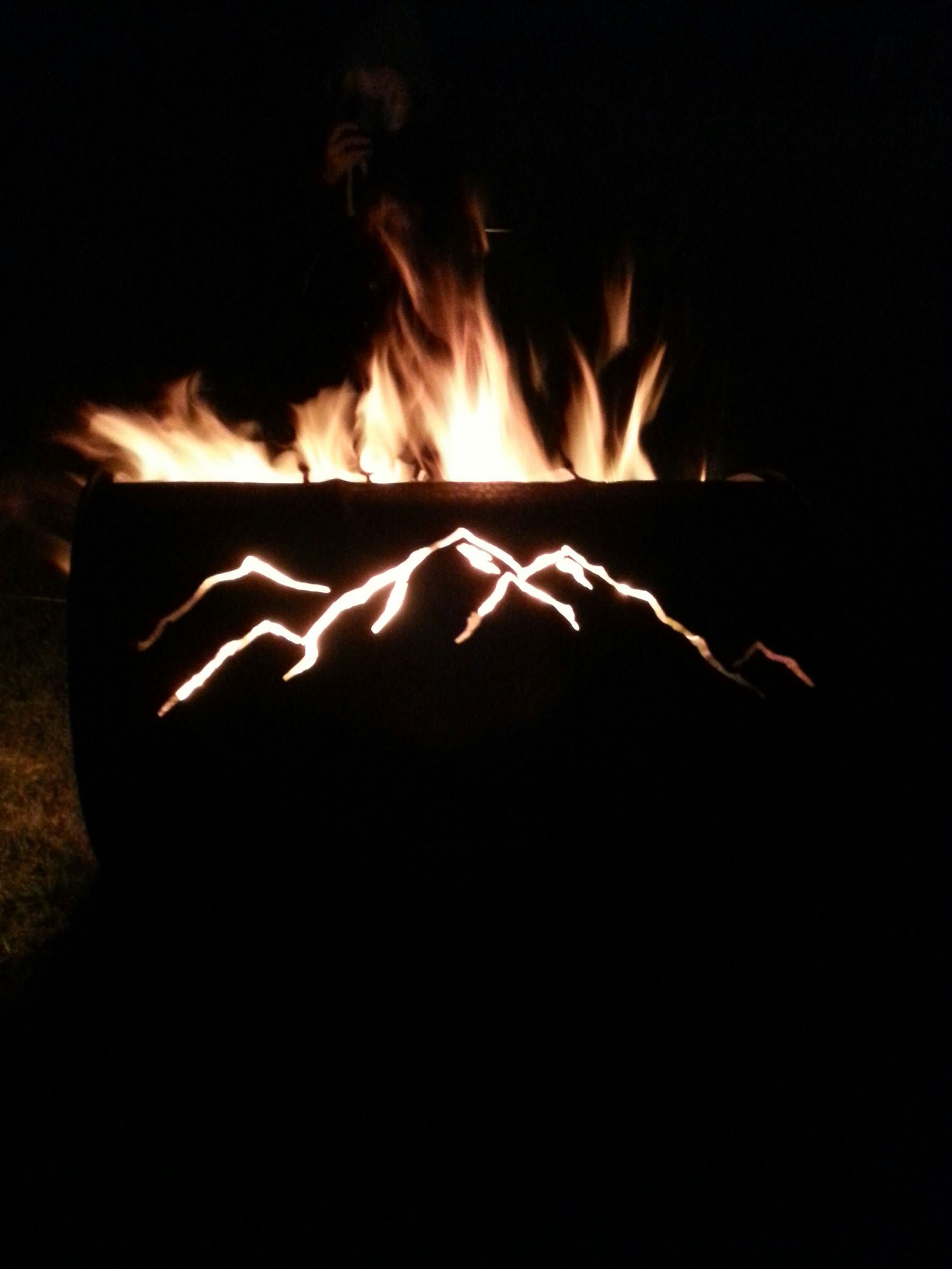 Oil Drum Garden Fire Pit With a Skyline..!! : 10 Steps (with Pictures ...