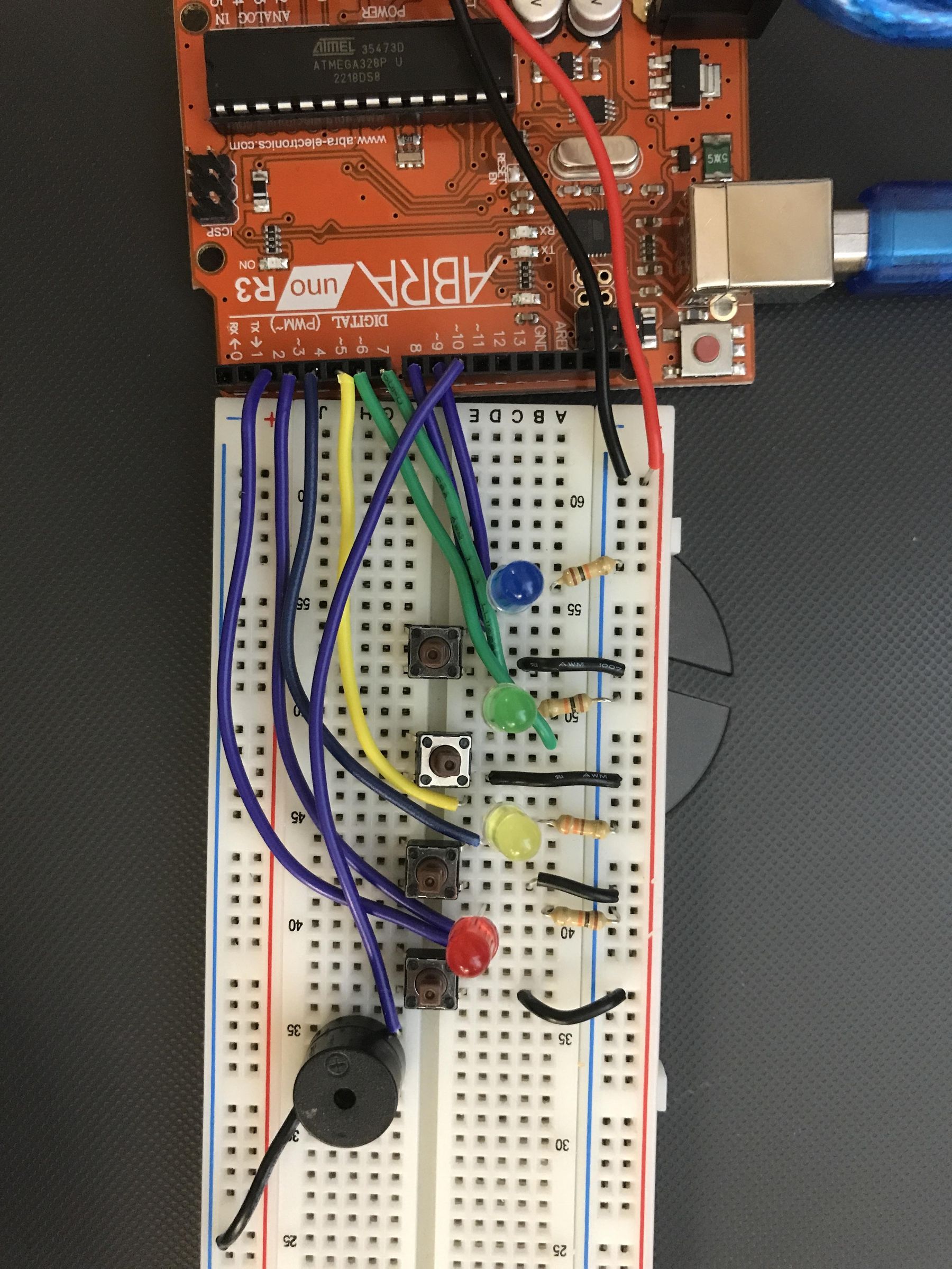 Simon Says Memory Game! : 7 Steps - Instructables