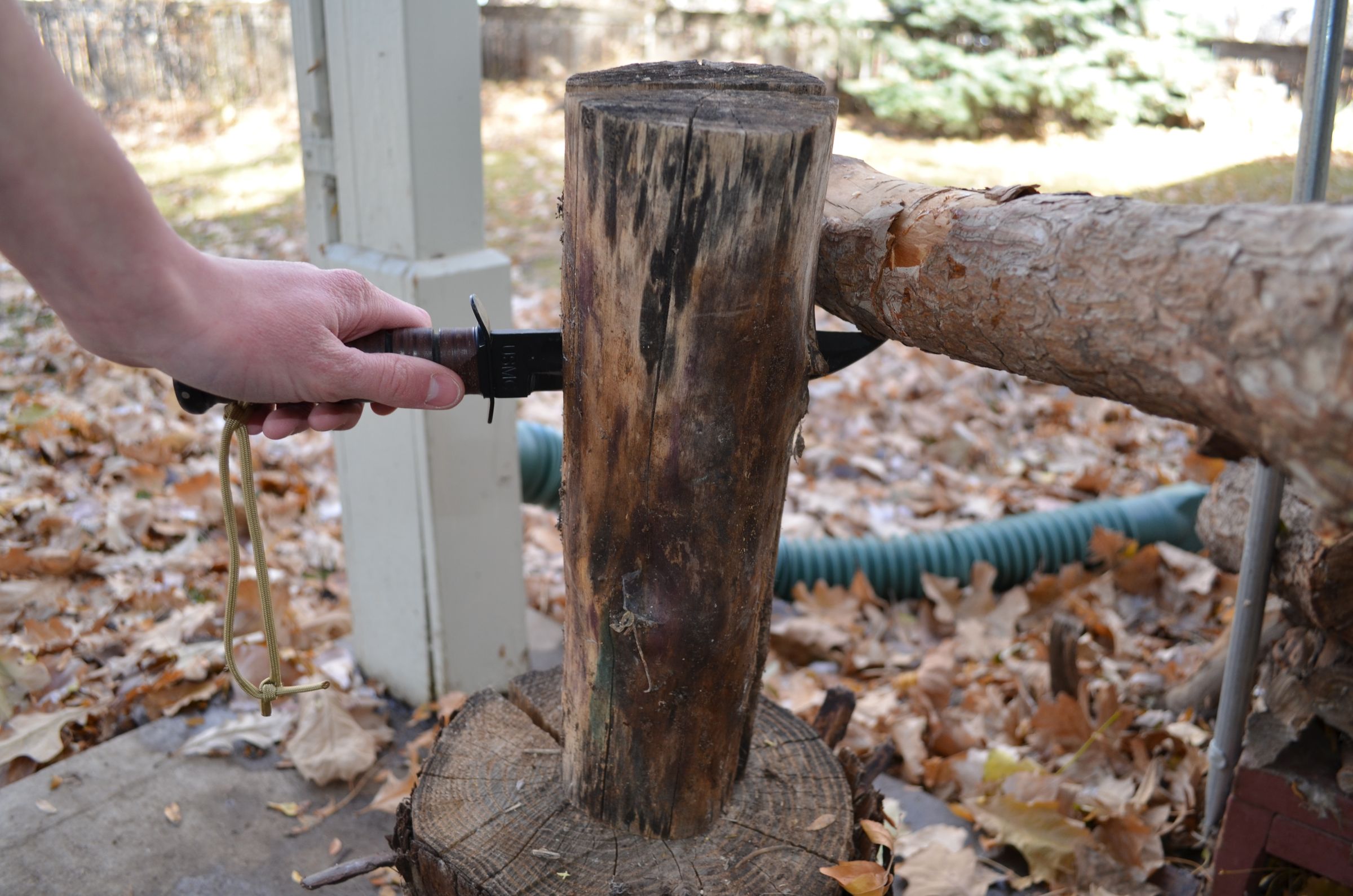 How to Split Firewood...With a Knife : 5 Steps (with Pictures ...