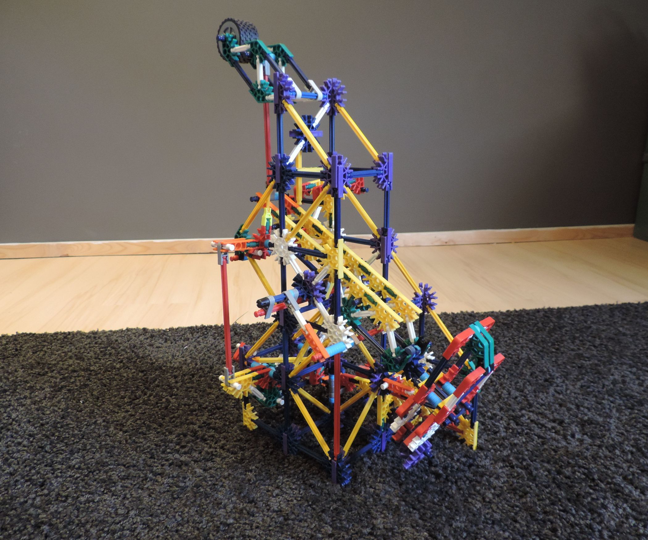 Knex Ball Machine Element: Locking Arm : 11 Steps - Instructables