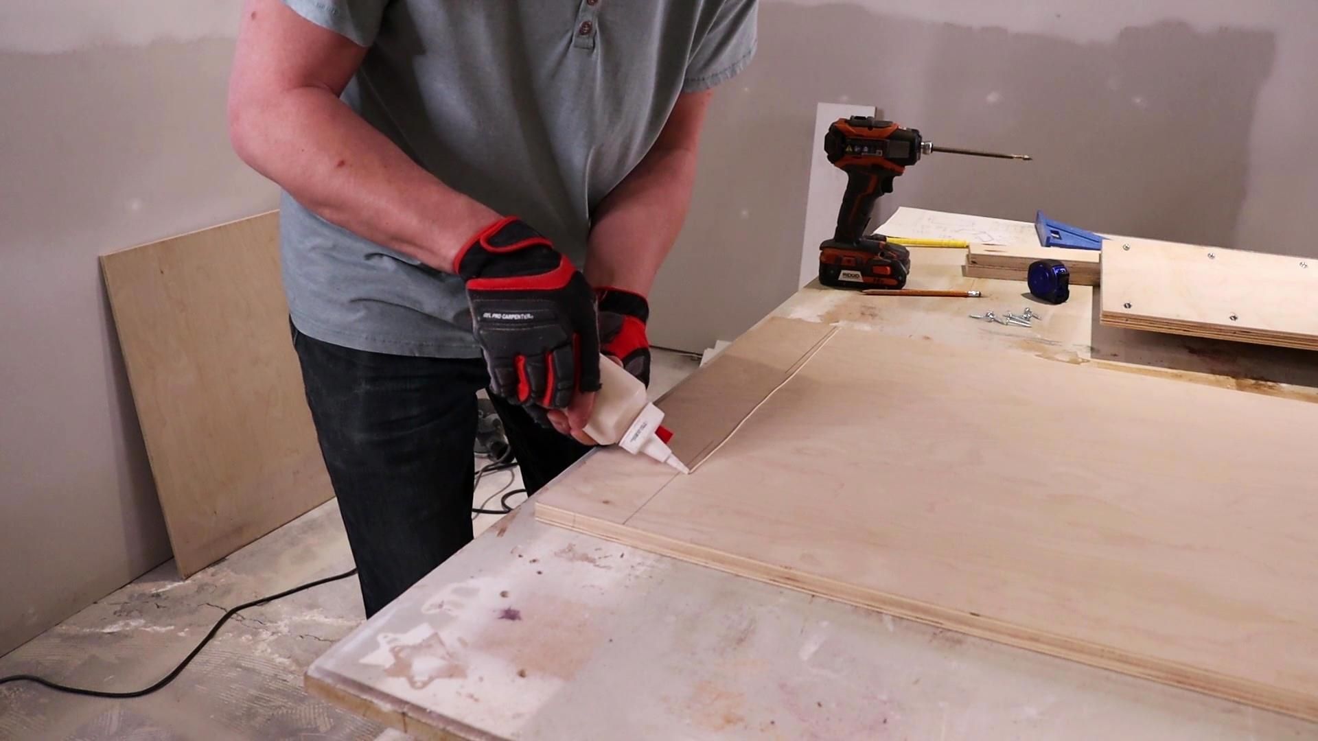 DIY Computer Desk | Cable Management, Storage, LED's : 13 Steps (with ...