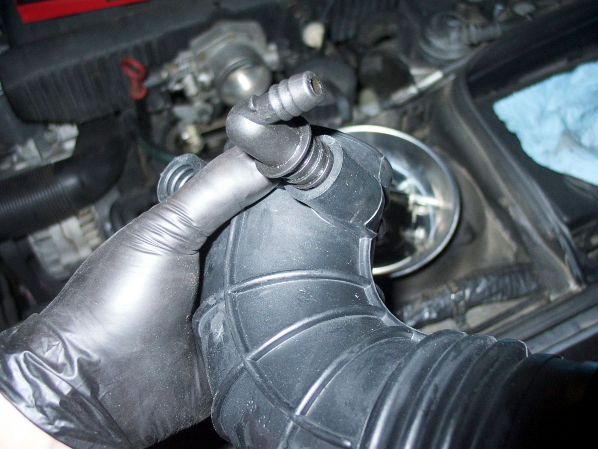 Replace Air Intake Rubber Boot on BMW M50 Engines (E34) : 7 Steps ...