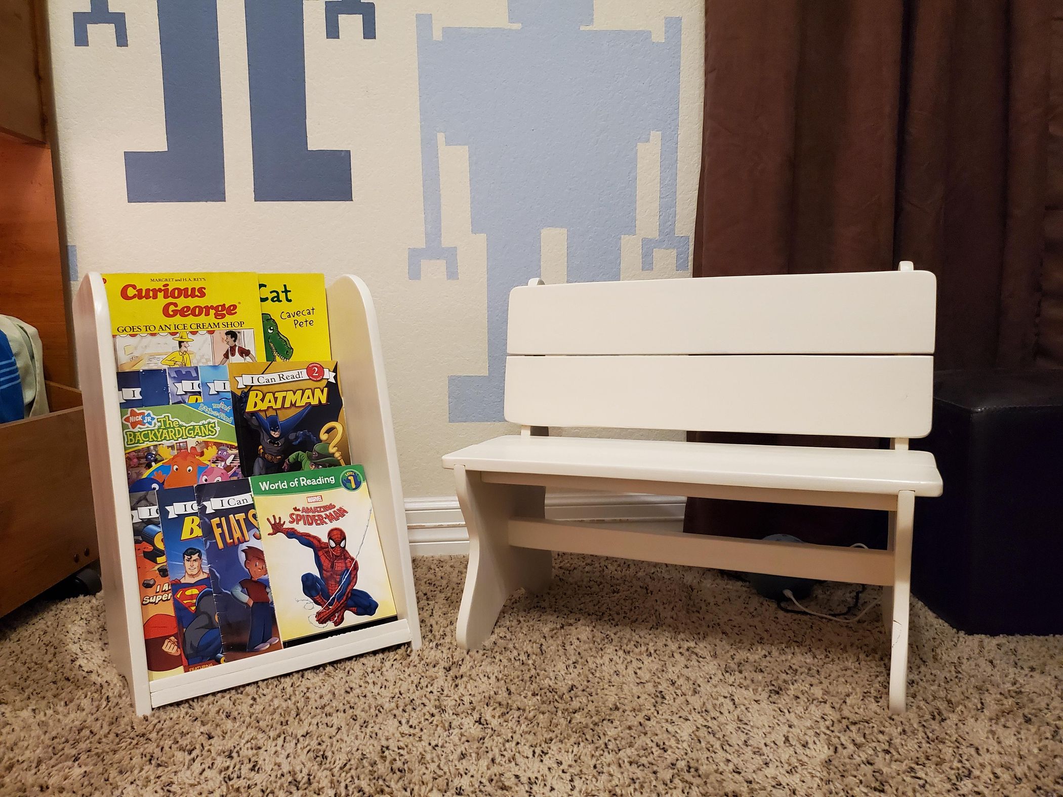 Kid's Bench & Bookshelf From a Single 2x10x8 Piece of Lumber : 29 Steps ...