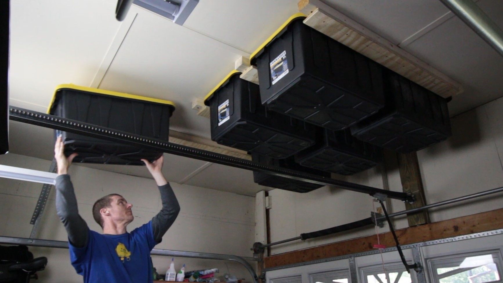 Over Garage Door Storage : 10 Steps (with Pictures) - Instructables