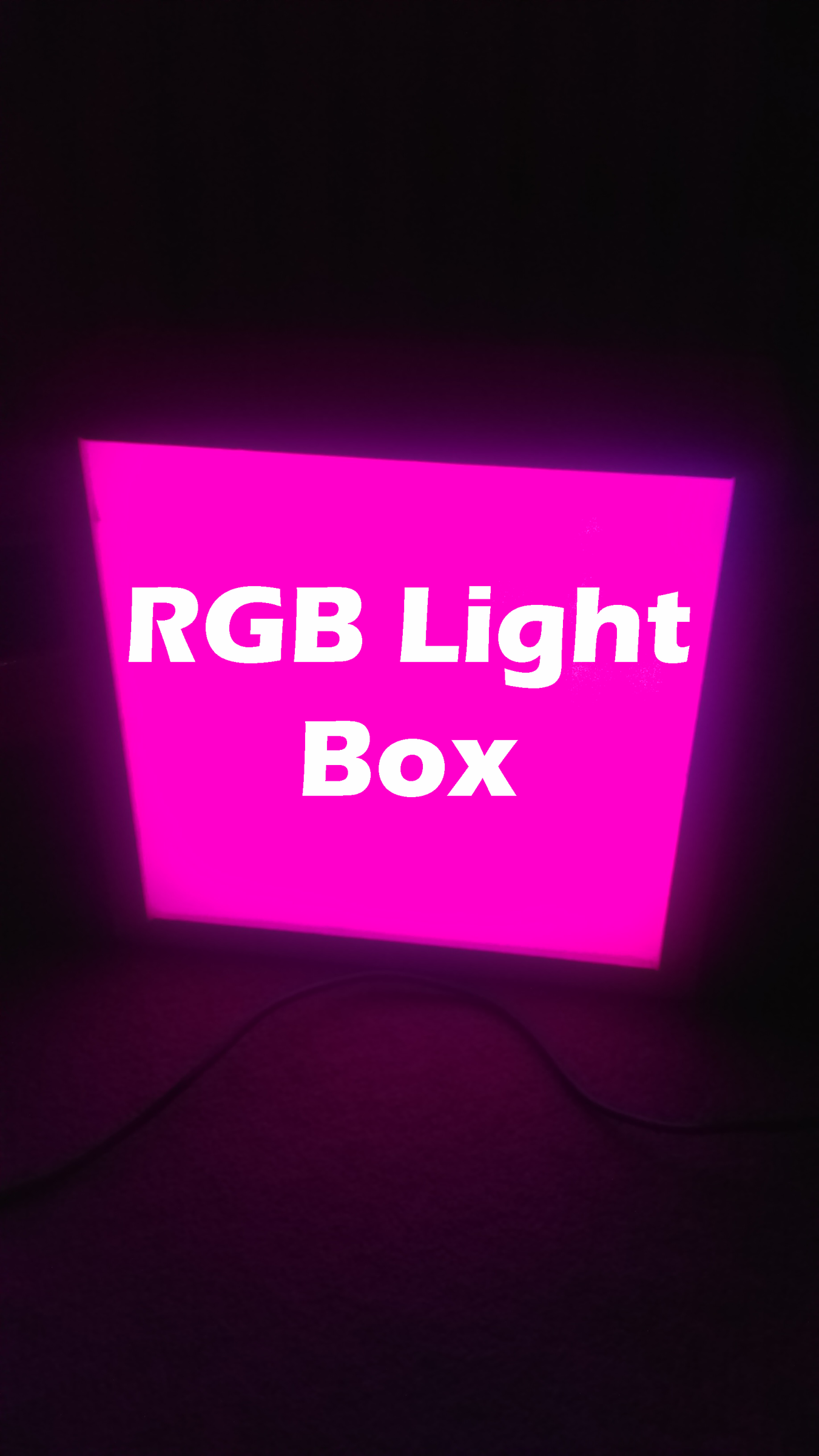 RGB Light Box : 7 Steps - Instructables