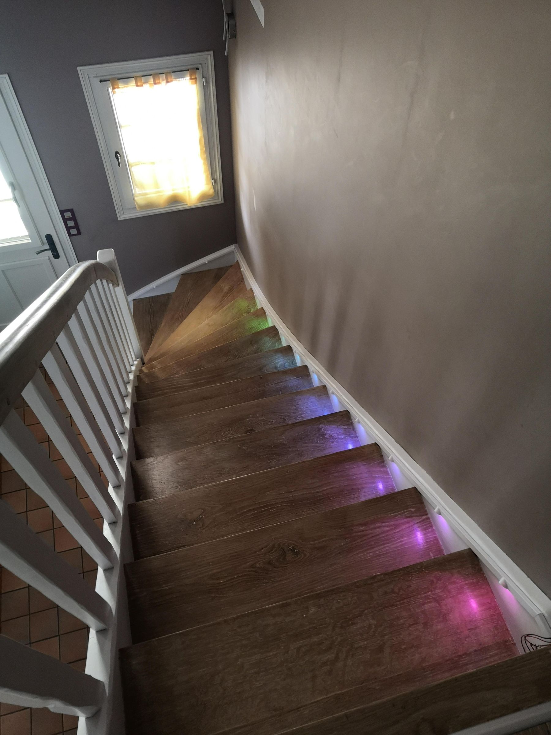 Automatic Rainbow Staircase Lighting : 9 Steps (with Pictures ...
