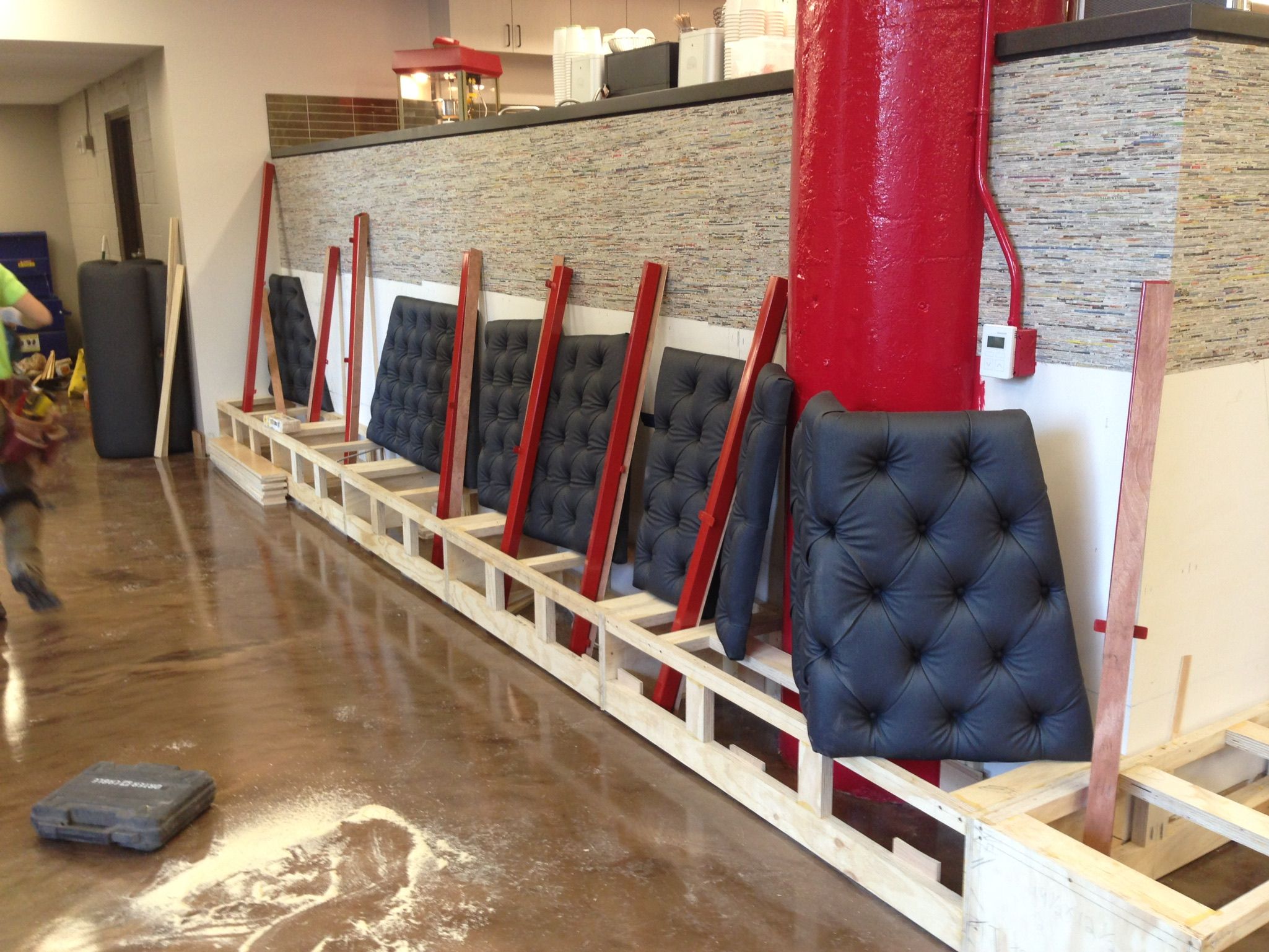Cafeteria Banquette Seating (booth Seats) : 9 Steps (with Pictures ...