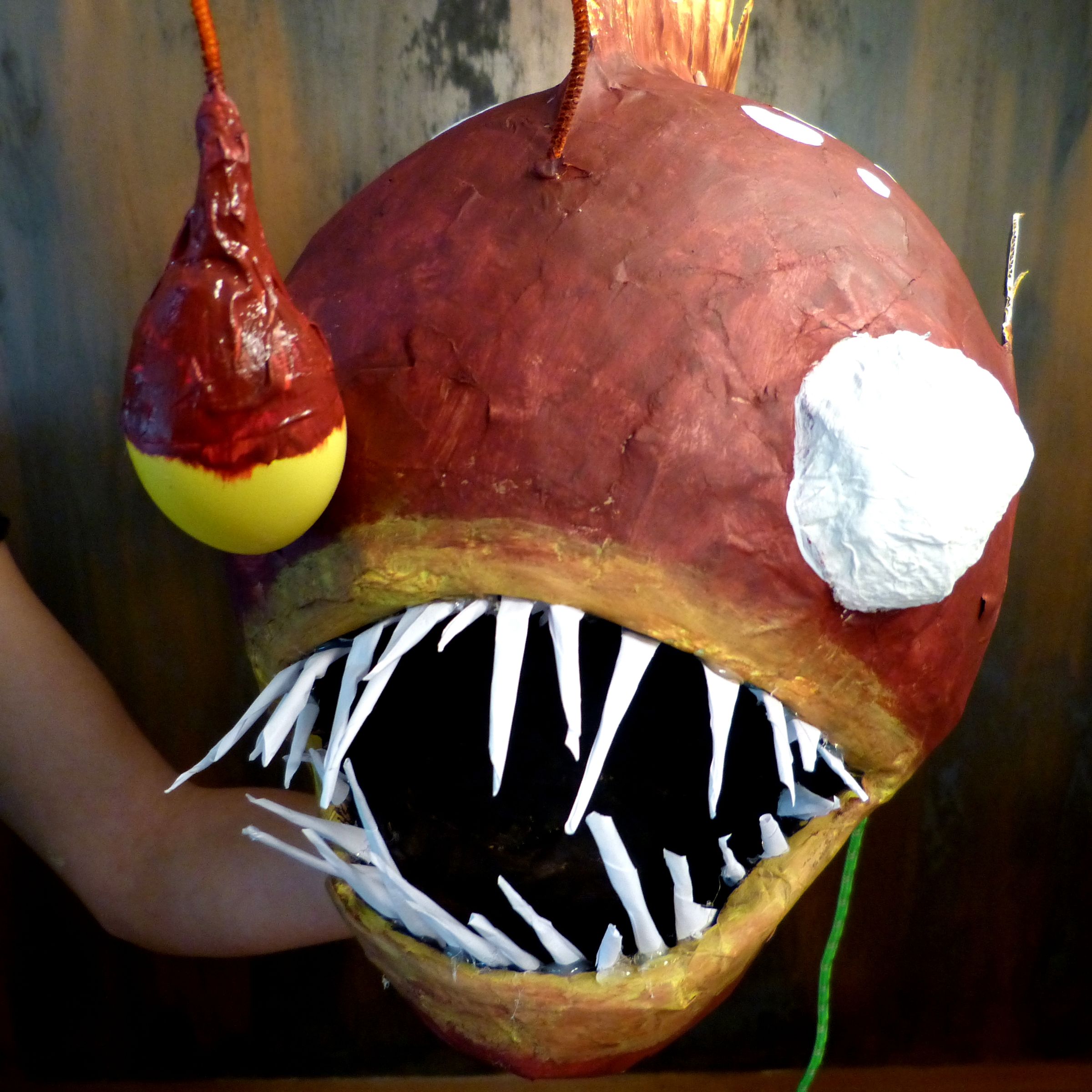 Paper Mache Angler Fish
