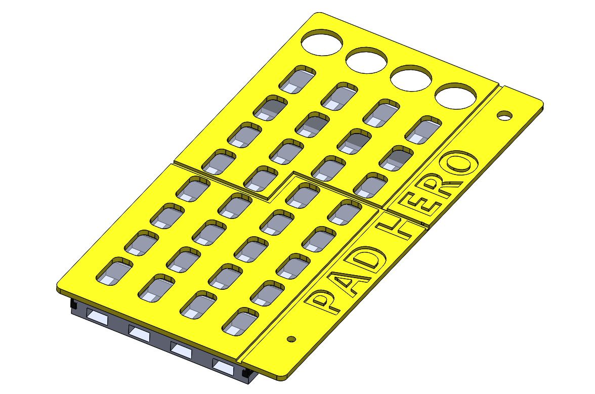 PAD HERO (Guitar Hero Using Arduino) : 6 Steps (with Pictures ...