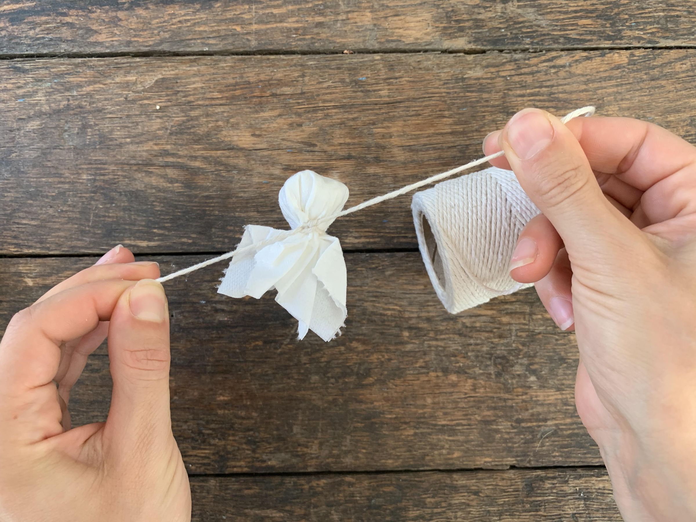 Simple Flying Toilet Paper Ghost Decoration : 5 Steps (with Pictures ...