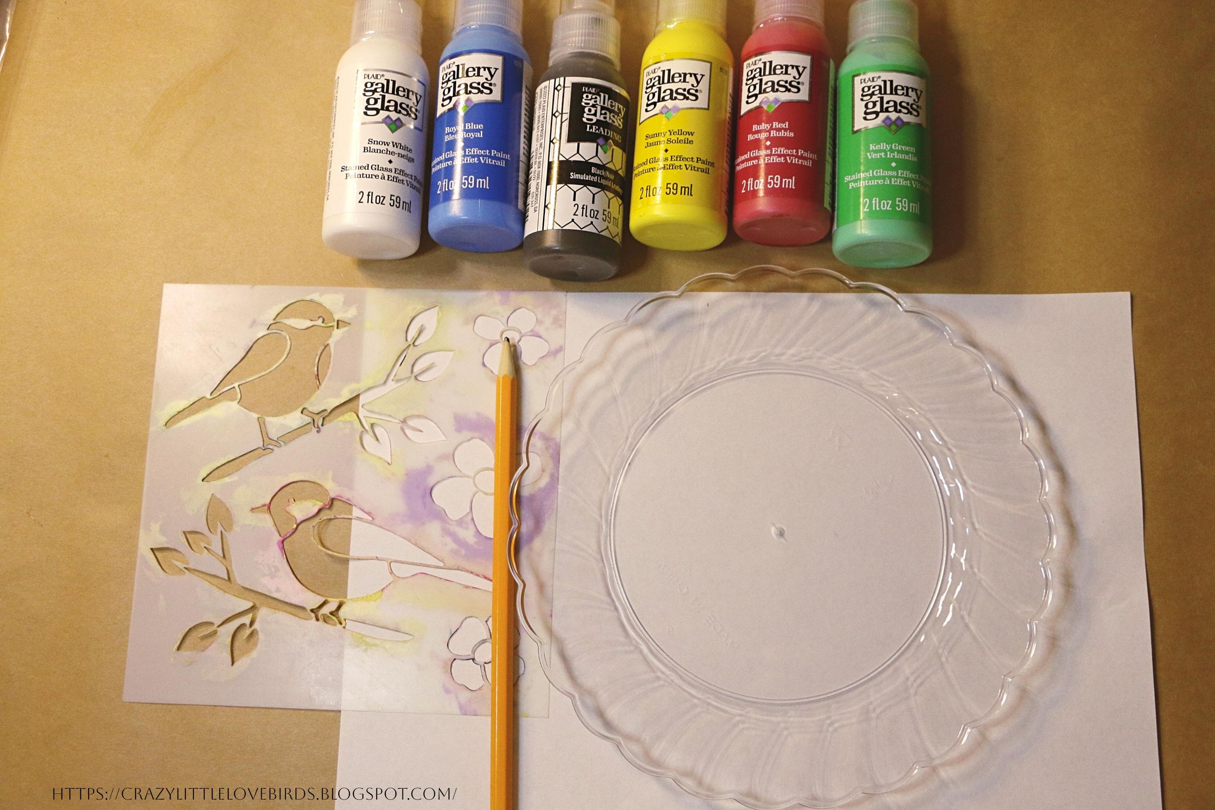 Faux Stained Glass Using Plastic Plates : 6 Steps (with Pictures ...