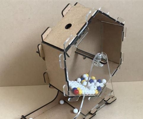 Rotating Lottery Machine 福引抽獎機 : 7 Steps (with Pictures) - Instructables