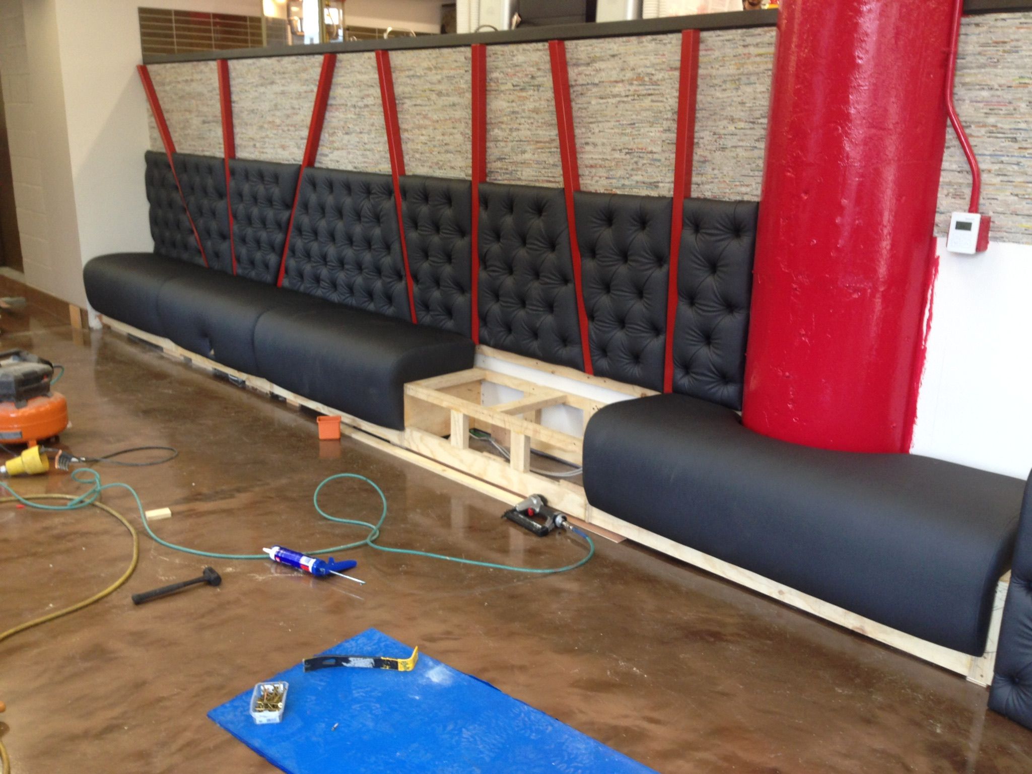 Cafeteria Banquette Seating (booth Seats) : 9 Steps (with Pictures ...