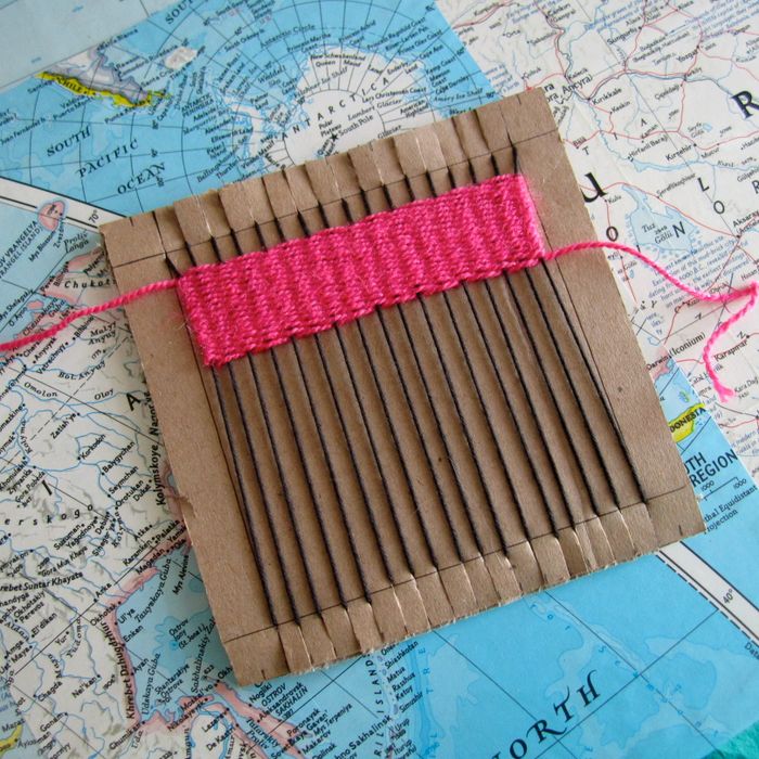 How to Weave on a Cardboard Loom : 9 Steps (with Pictures) - Instructables