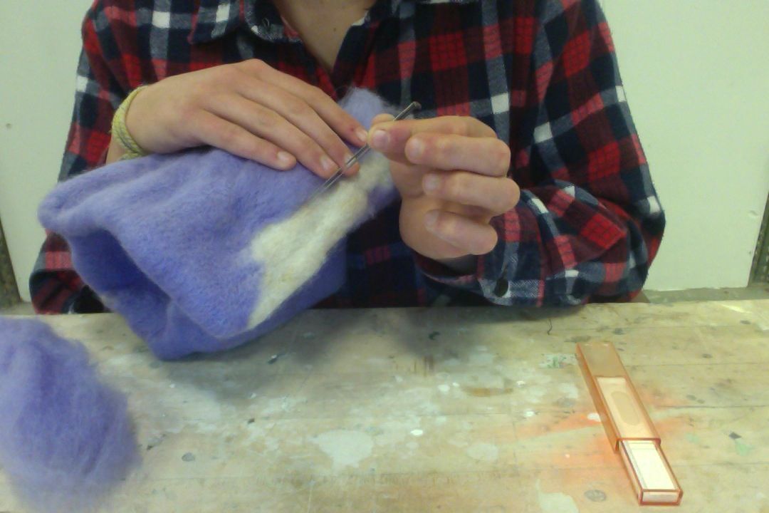 Dry Felting Sponges: the Double Needle Technique - Instructables