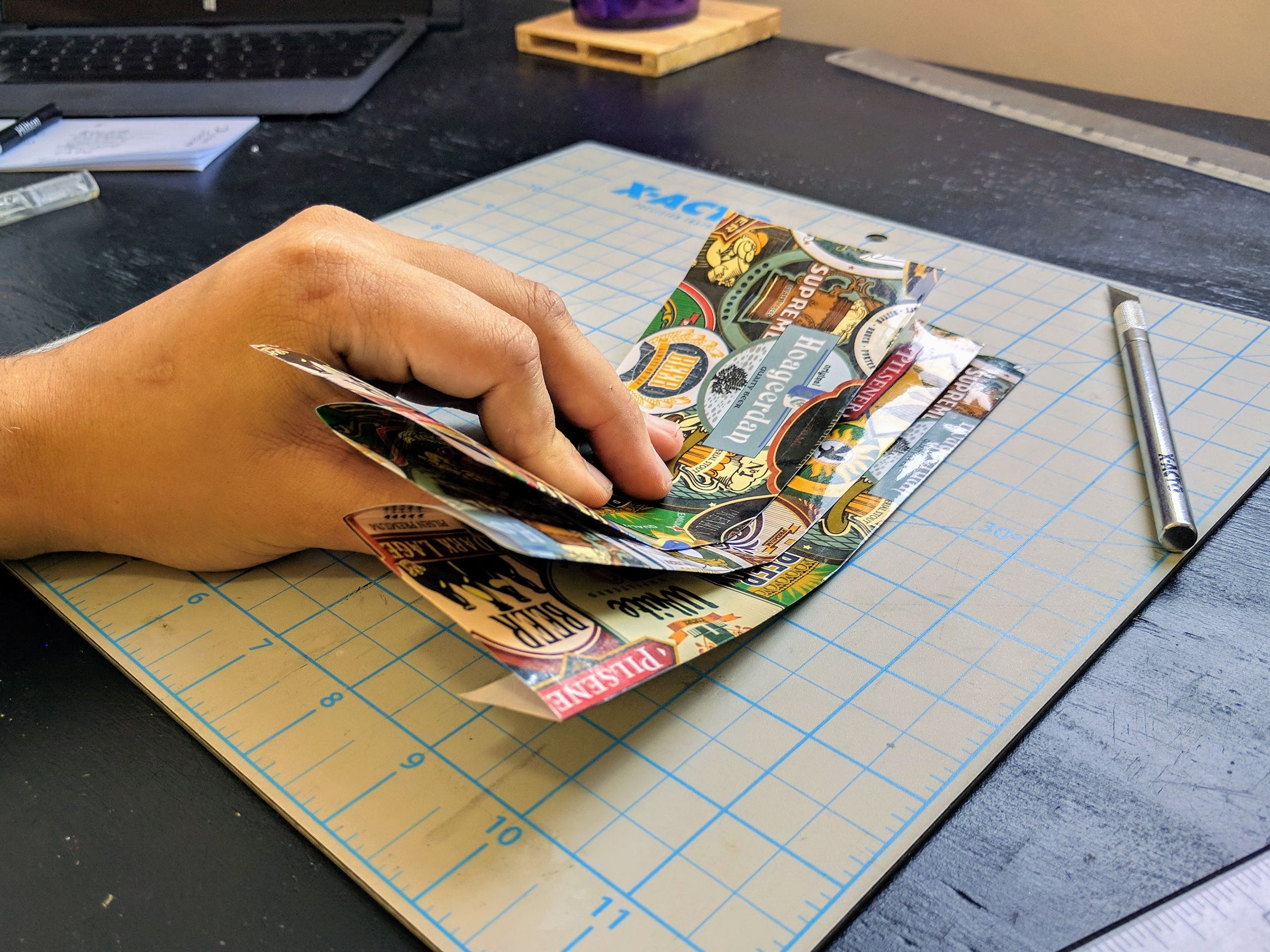 Minimalist Plastic Paper Wallet and Card Holder : 9 Steps (with ...