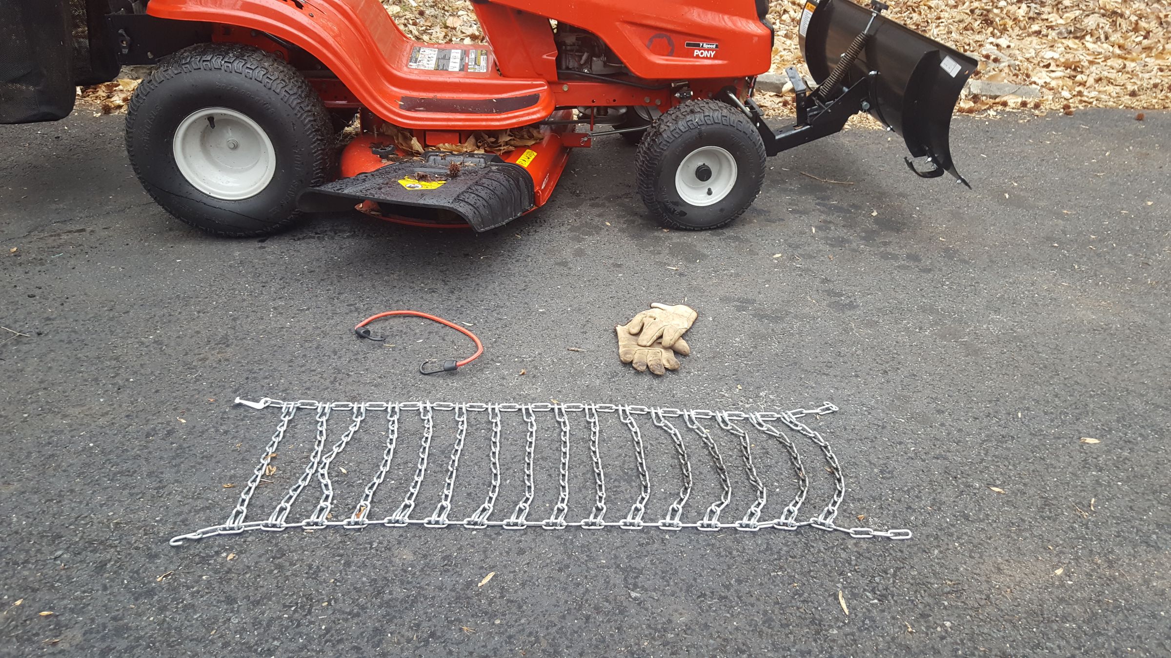 How to Mount Tire Chains to a Tractor : 8 Steps (with Pictures ...