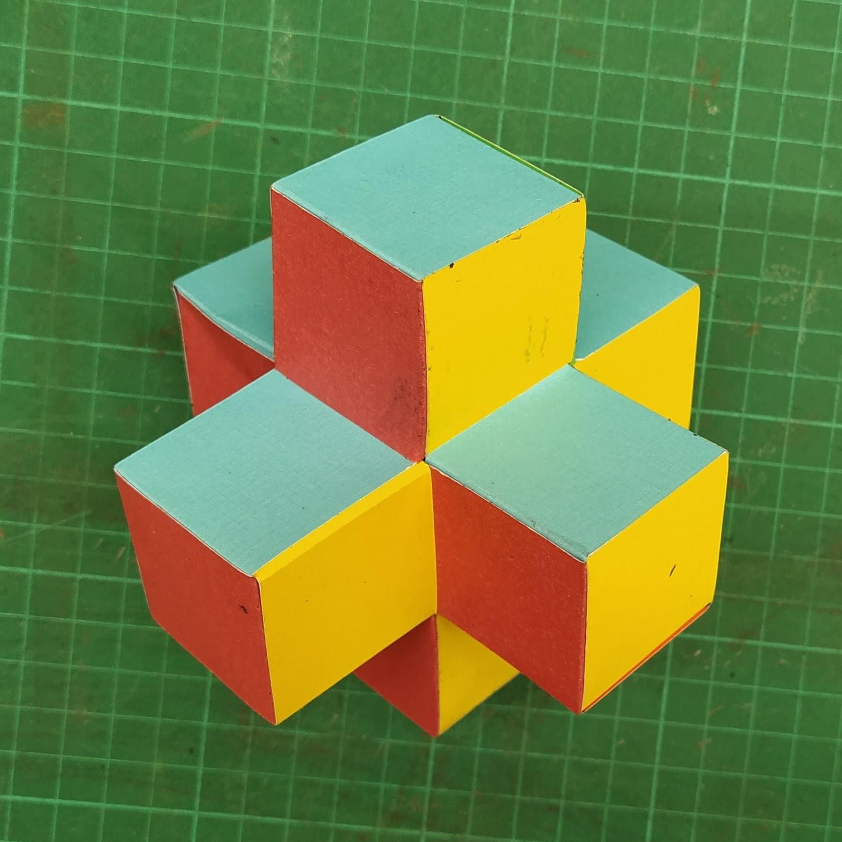 Rainbow Colored 3D Paper Cross : 5 Steps (with Pictures) - Instructables