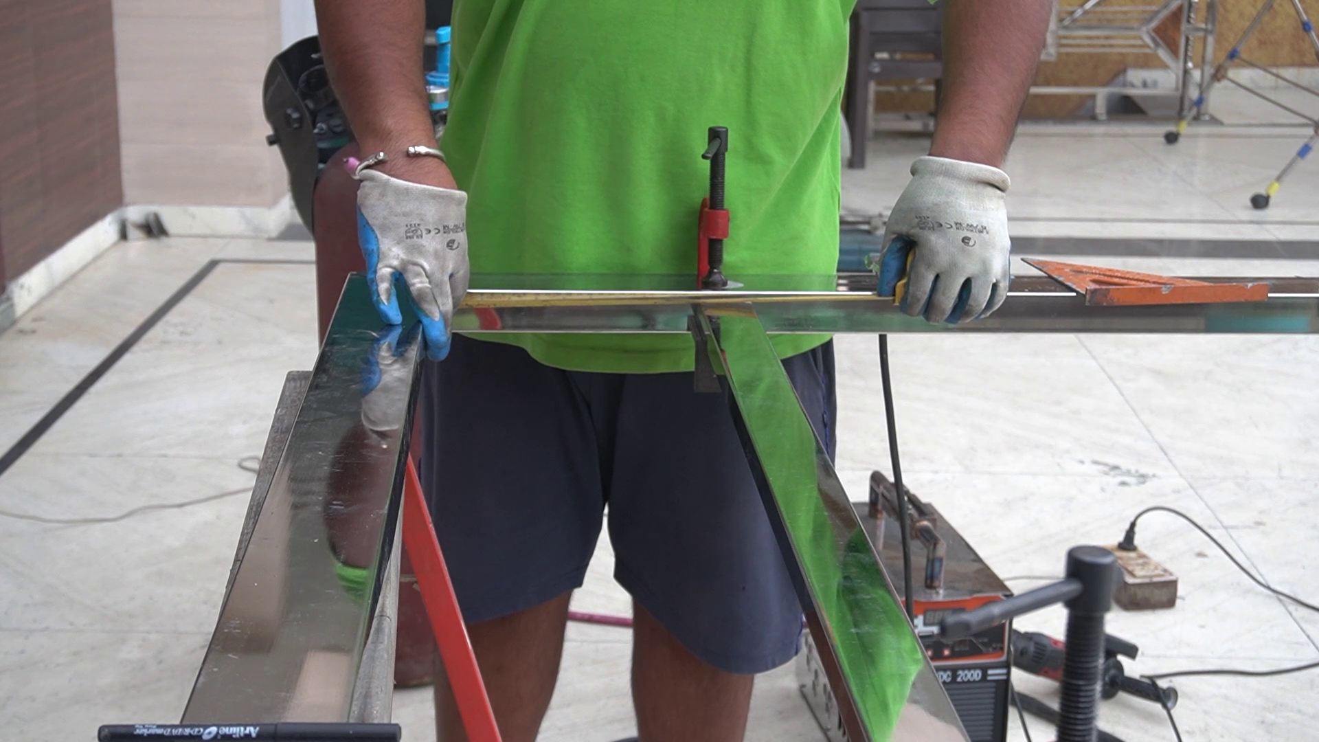 Stainless Steel Gate for Workshop : 15 Steps (with Pictures ...