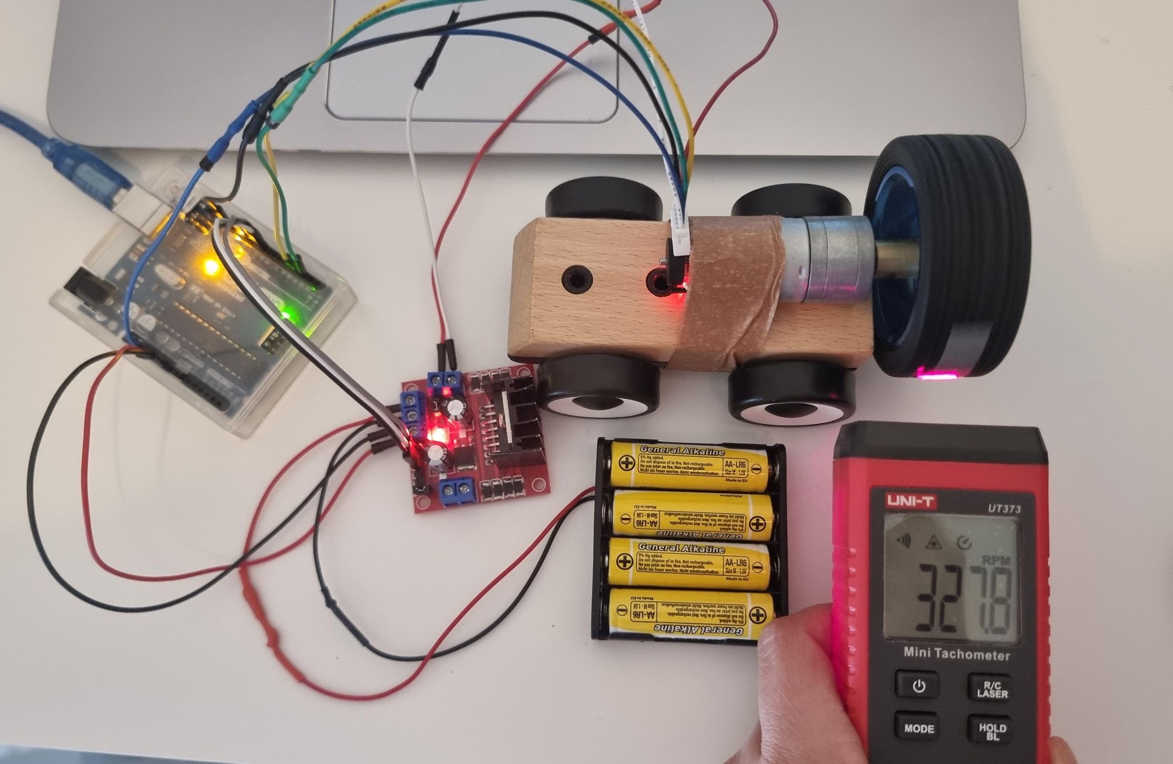 DC Motor Speed Measurement Using Arduino and Encoder : 9 Steps (with ...