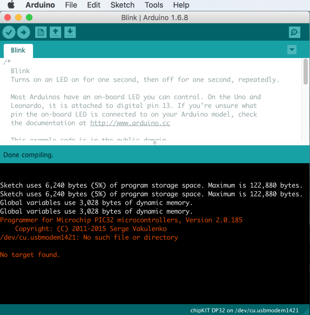 Programming Your Chipkit Dp32 Using the Arduino IDE : 5 Steps (with ...