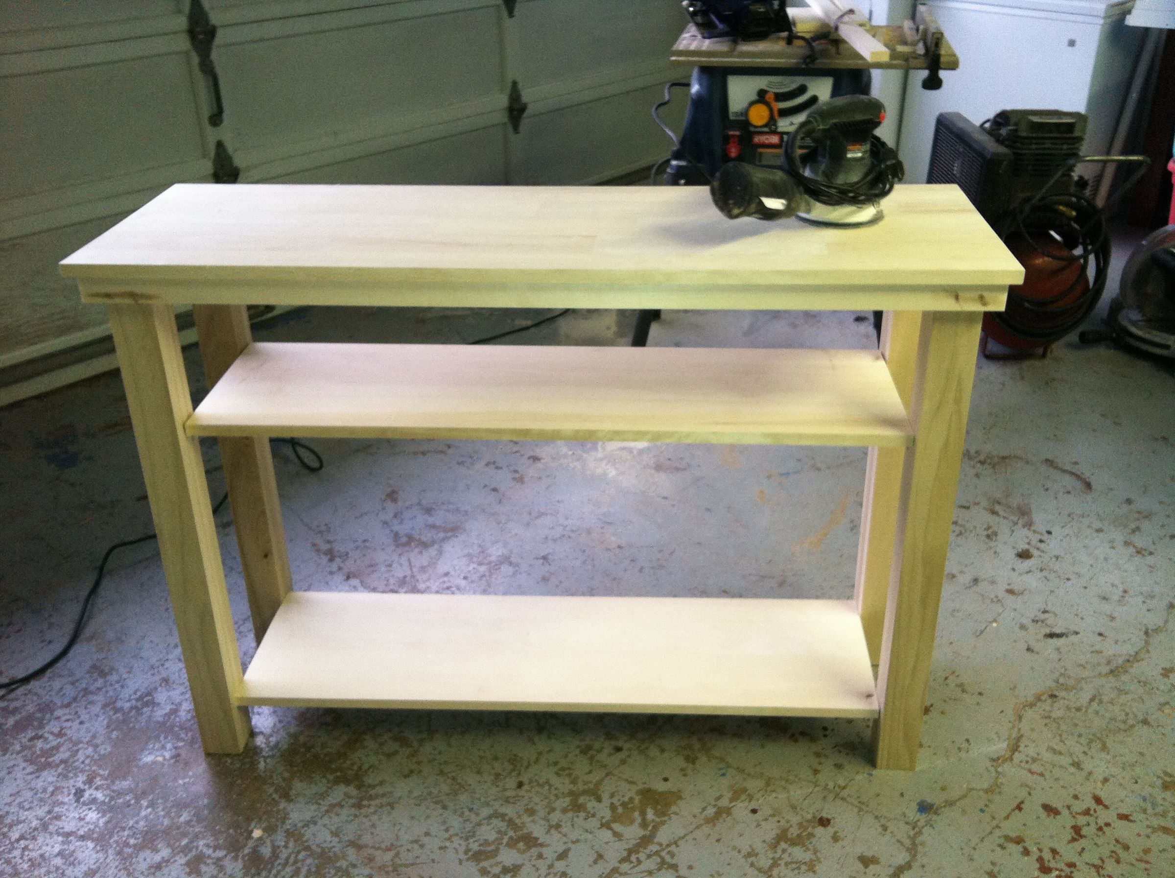 Build a Dining Room Console Table (side or Serving Table) : 5 Steps ...