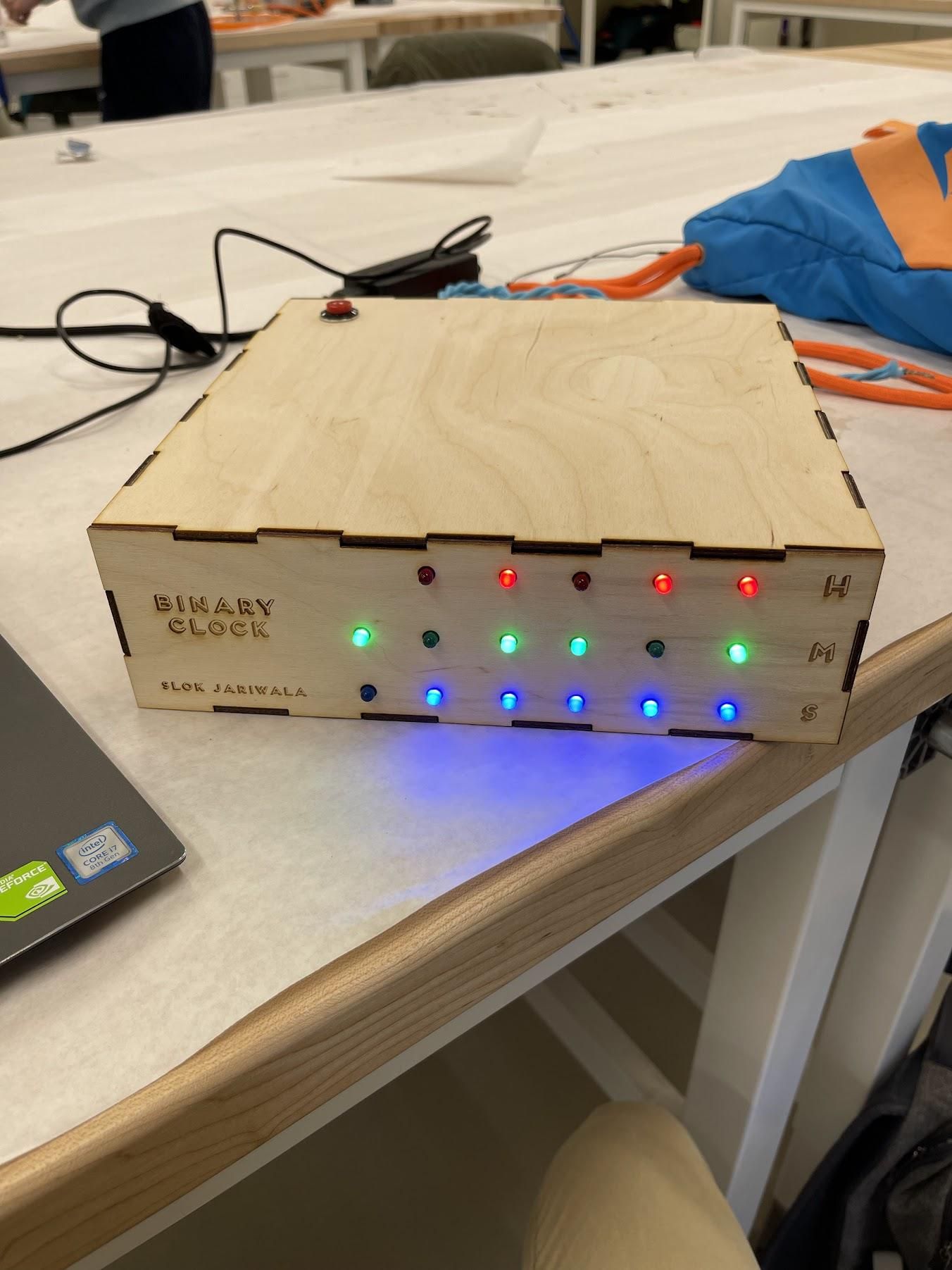 Binary Clock With RTC Module : 4 Steps - Instructables