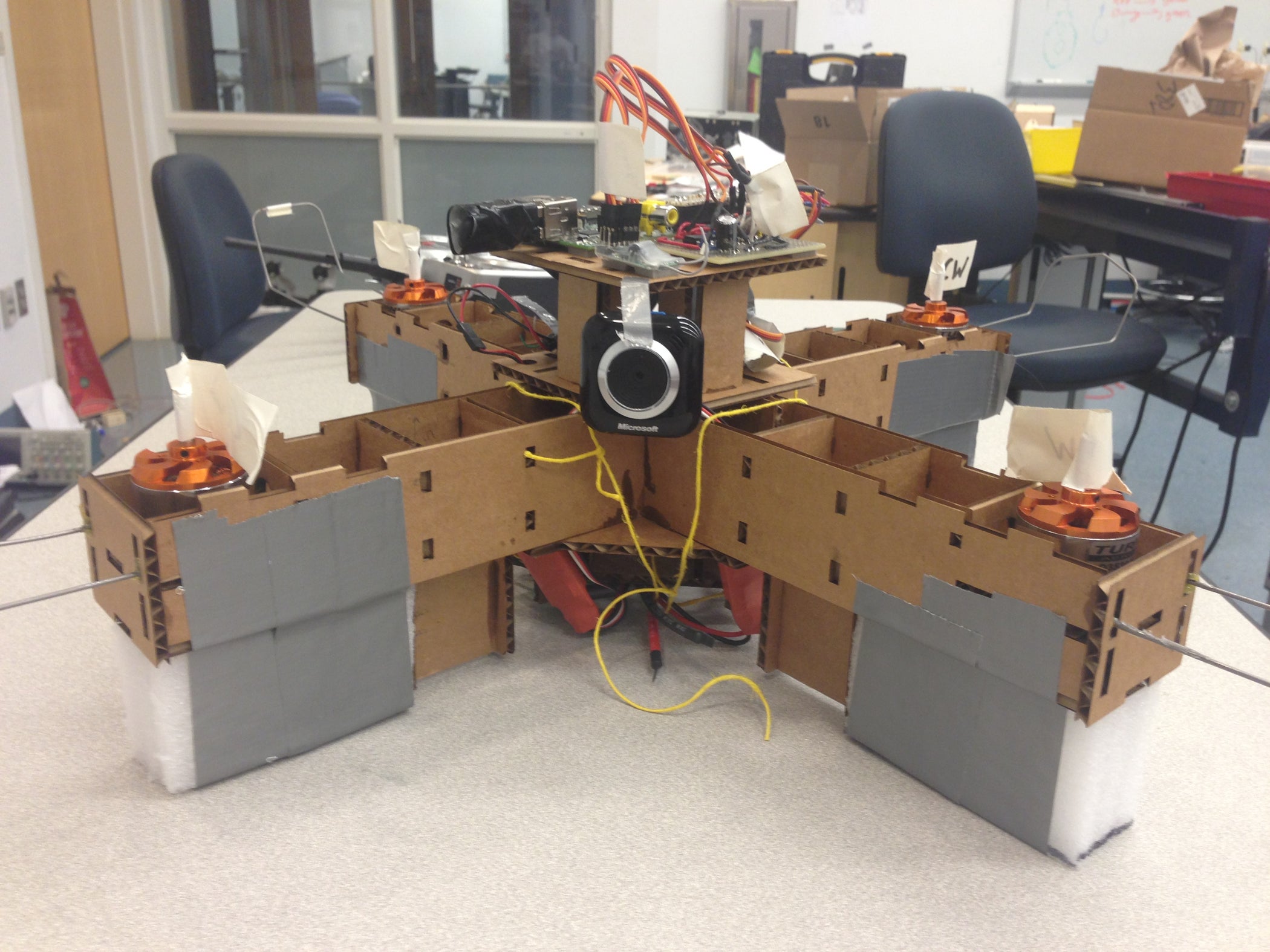 Autonomous, Cardboard, Rasberry Pi Controlled QuadCopter : 30 Steps ...