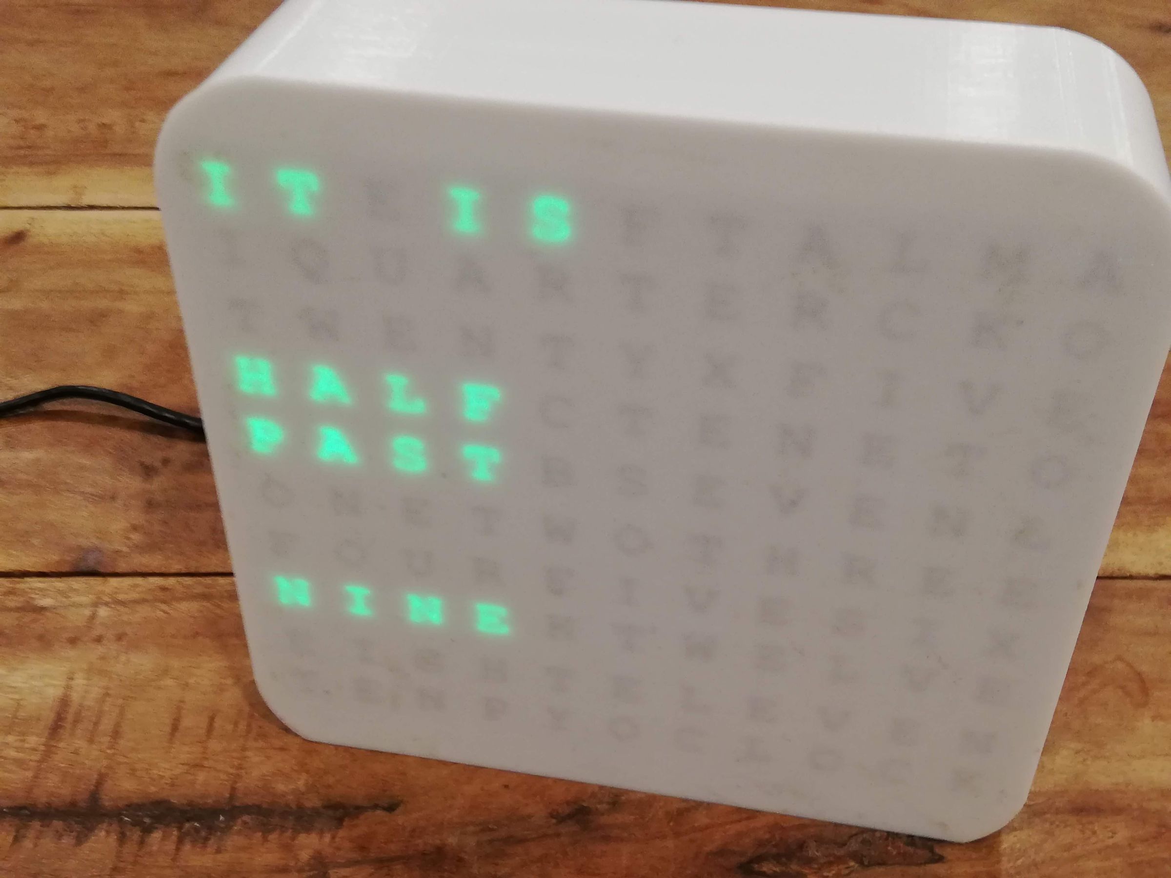 Animated Word Clock : 5 Steps (with Pictures) - Instructables
