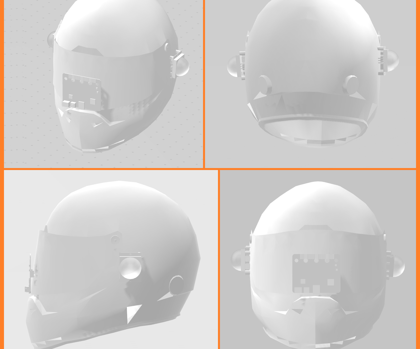 Covid Safety Helmet Part 1: an Intro to Tinkercad Circuits! : 20 Steps ...