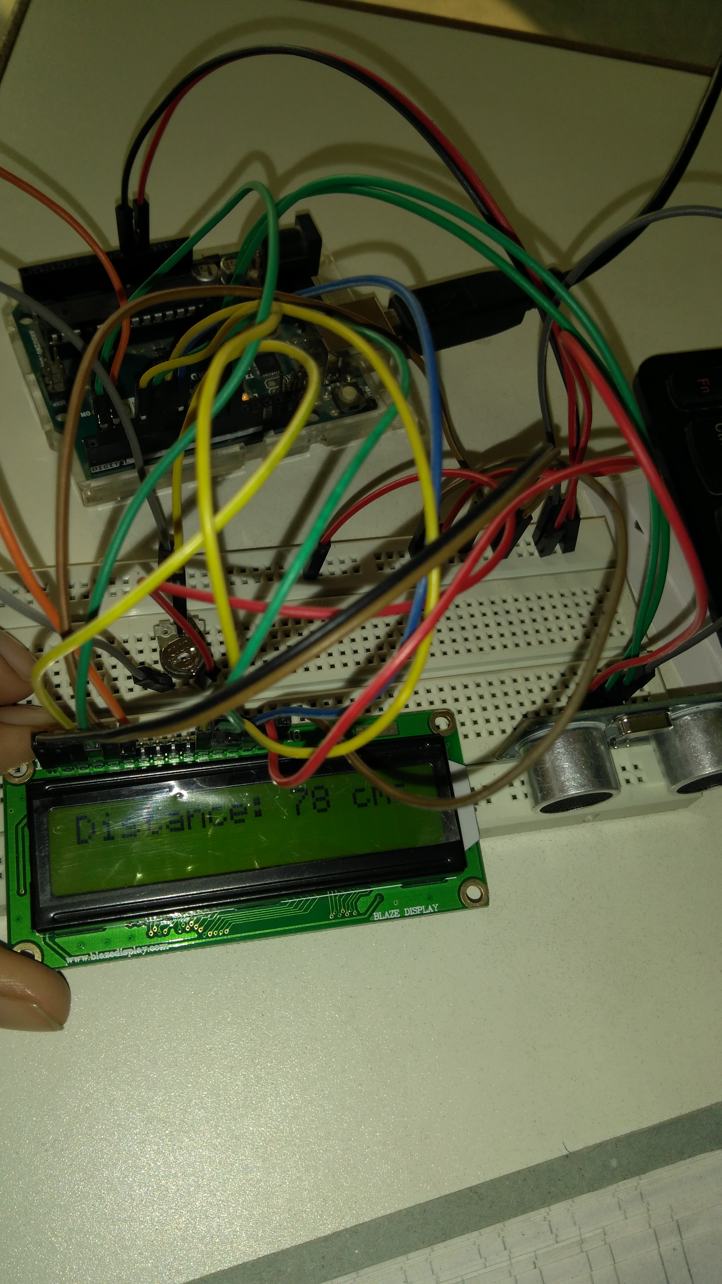 How to Make an Ultrasonic Range Finder Using an LCD and Arduino : 4 ...