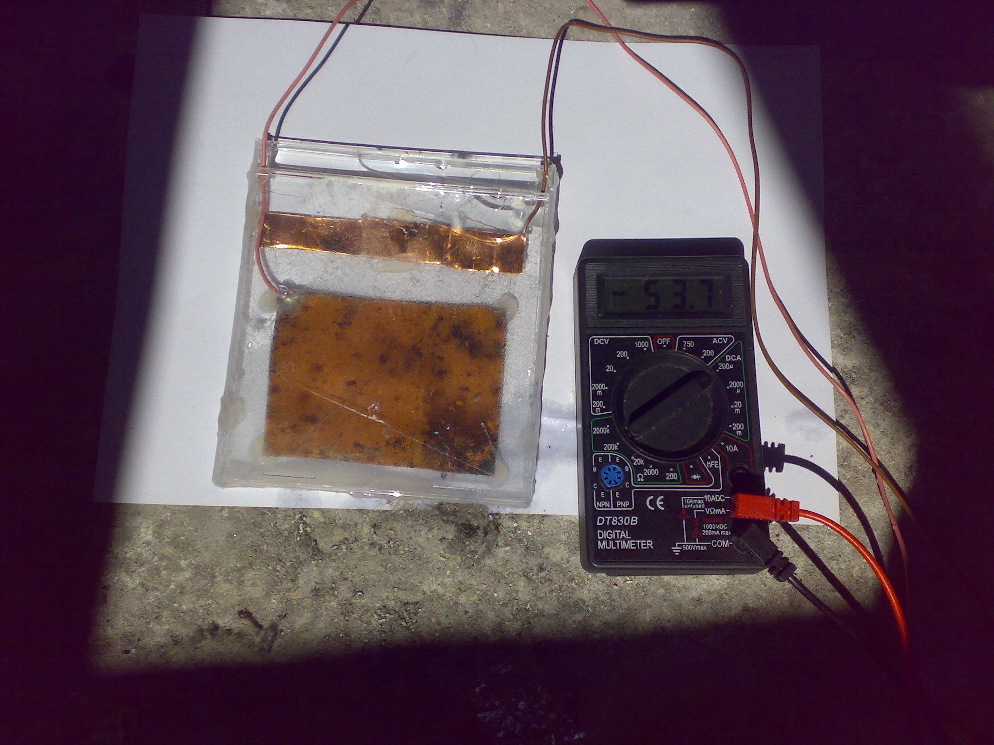 My Home Made Solar Cell Step by Step : 7 Steps (with Pictures ...