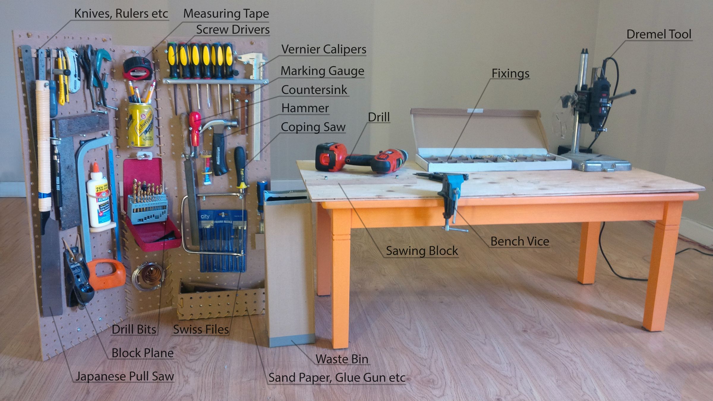 Portable Pegboard Workstation : 10 Steps (with Pictures) - Instructables