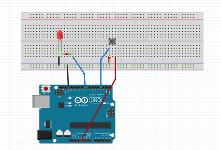 Arduino Button Activated LED Circuit : 3 Steps - Instructables